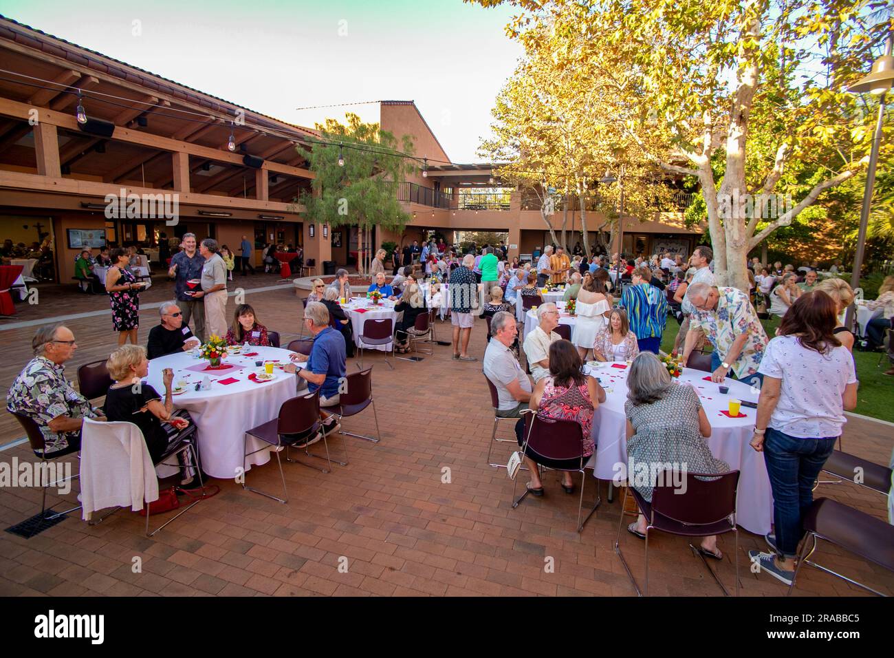 A Southern California Catholic church holds a multiracial outdoor ...