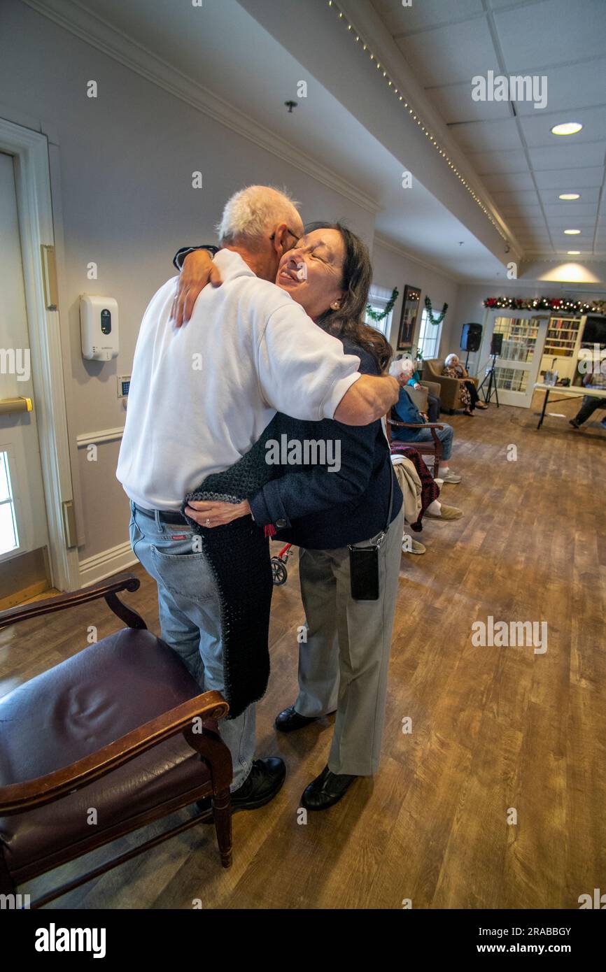 Group of people hugging in church hi-res stock photography and images ...
