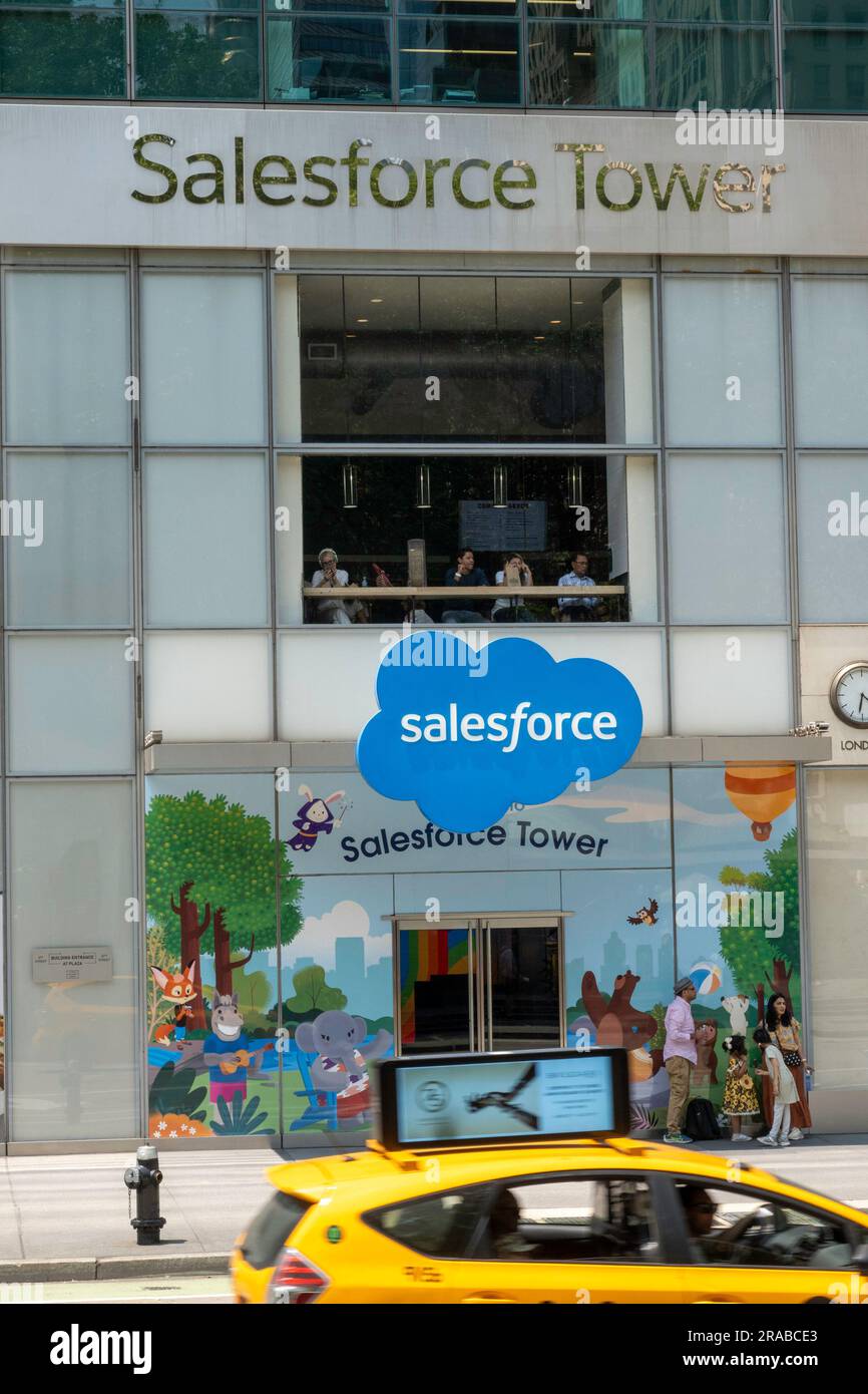 Salesforce Tower, 3 Bryant Park on Sixth Avenue, 2023, New York City ...