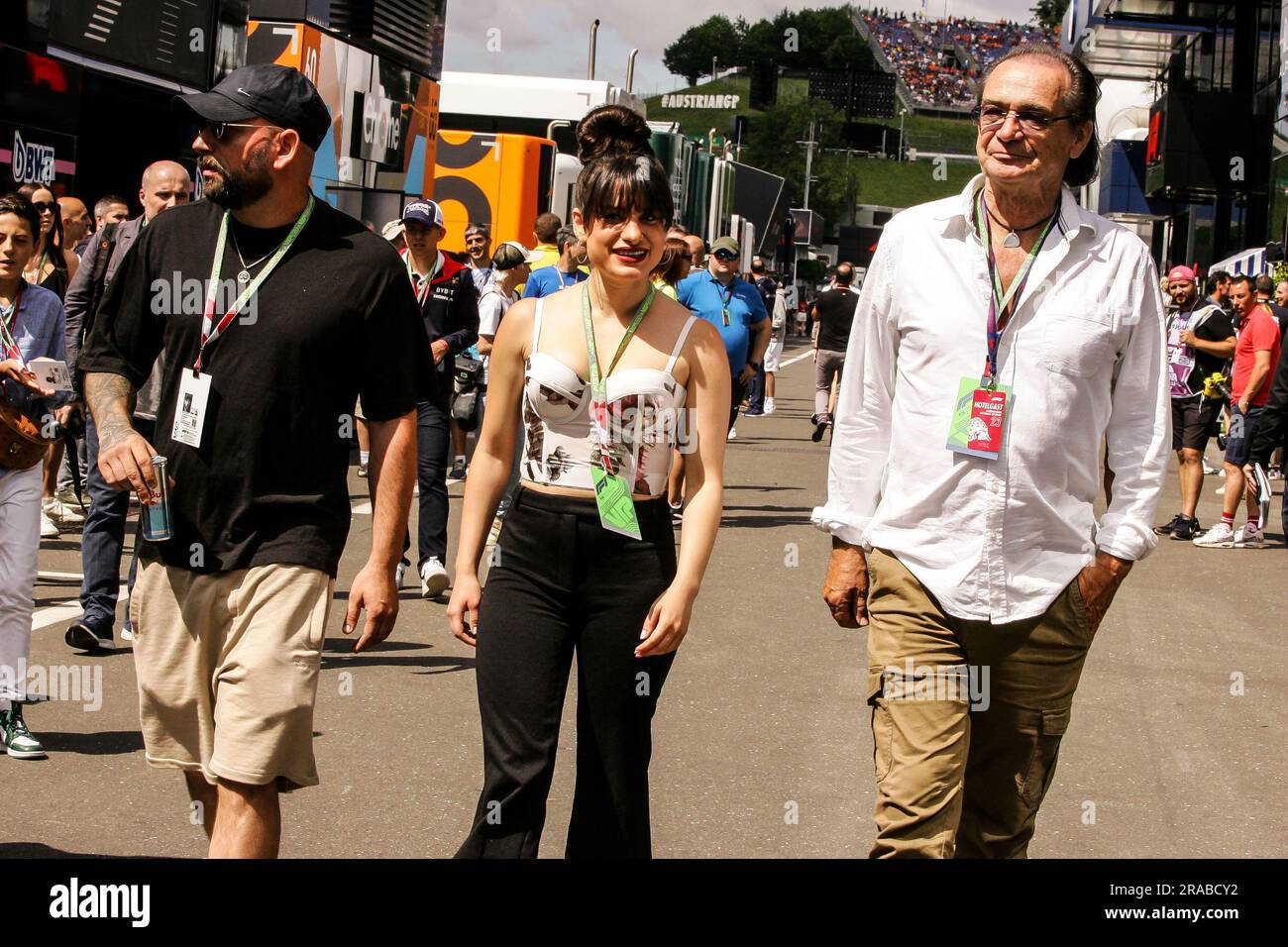 SPIELBERG, Austria. 2nd July, 2023. Vip guests, Christopher Seiler ...