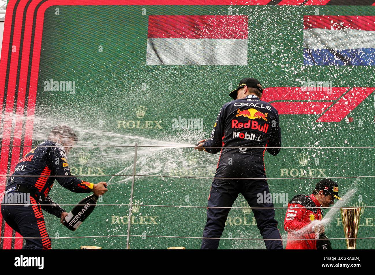 2023 austrian gp charles leclerc podium hi-res stock photography and ...