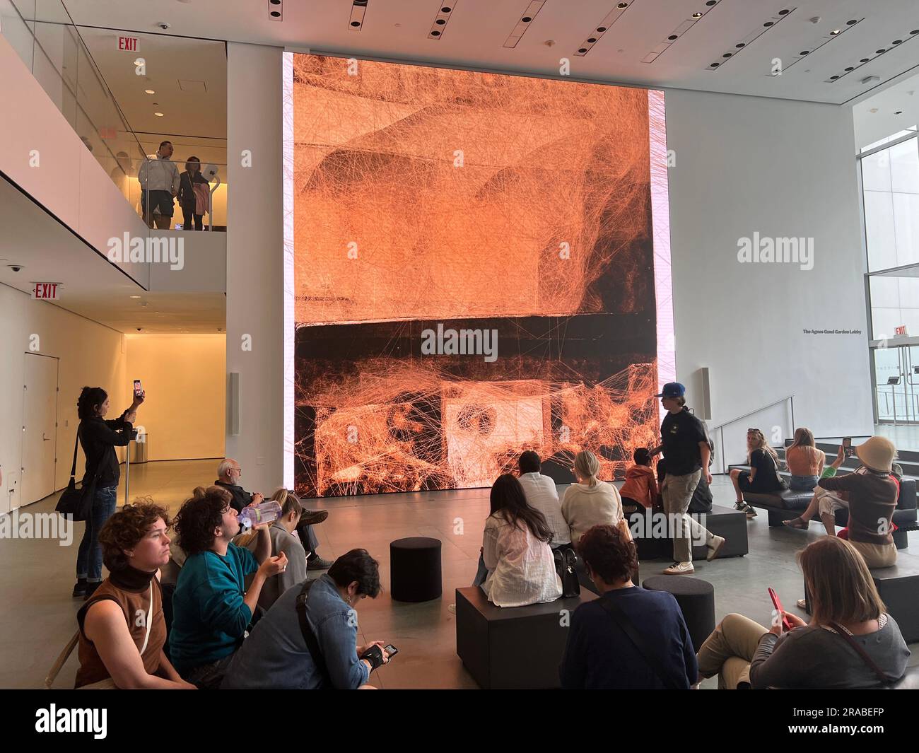 Refik Anadol: Unsupervised: Unsupervised features a digital artwork ...