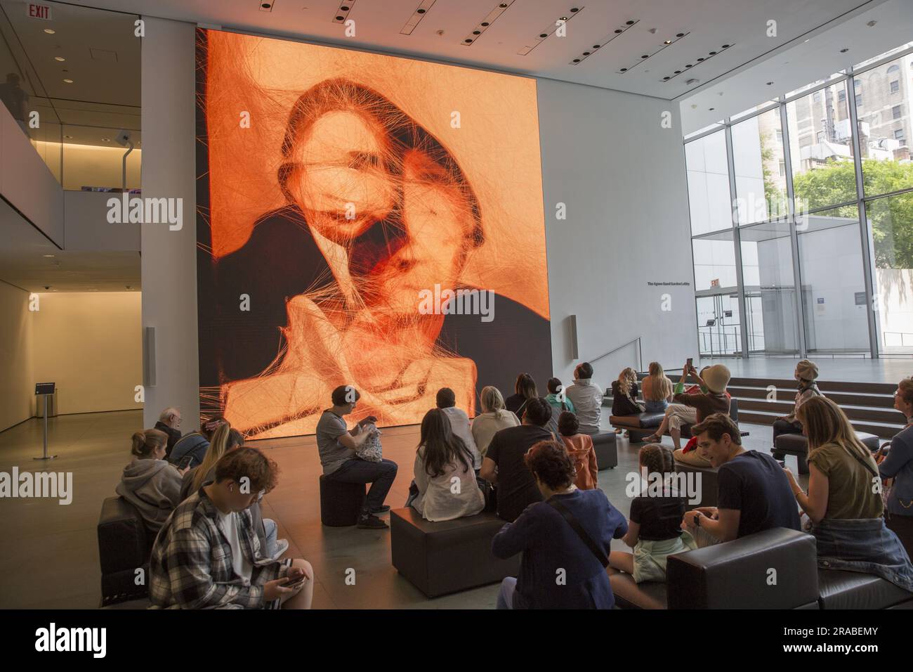 Refik Anadol: Unsupervised: Unsupervised features a digital artwork ...