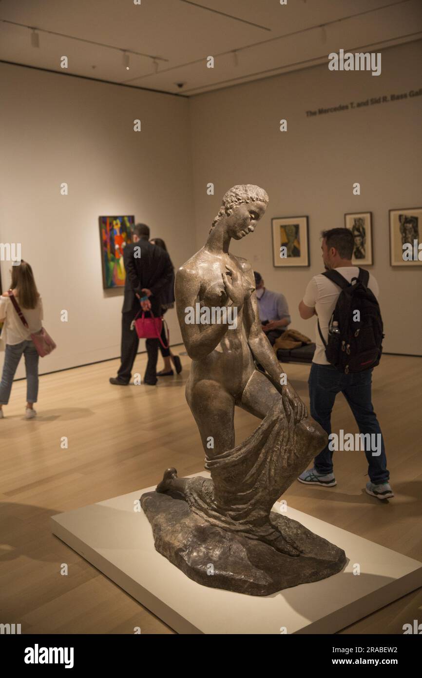 Wilhelm Lehmbruck German. 1881-1919, Kneeling Woman, 1911 and Standing ...