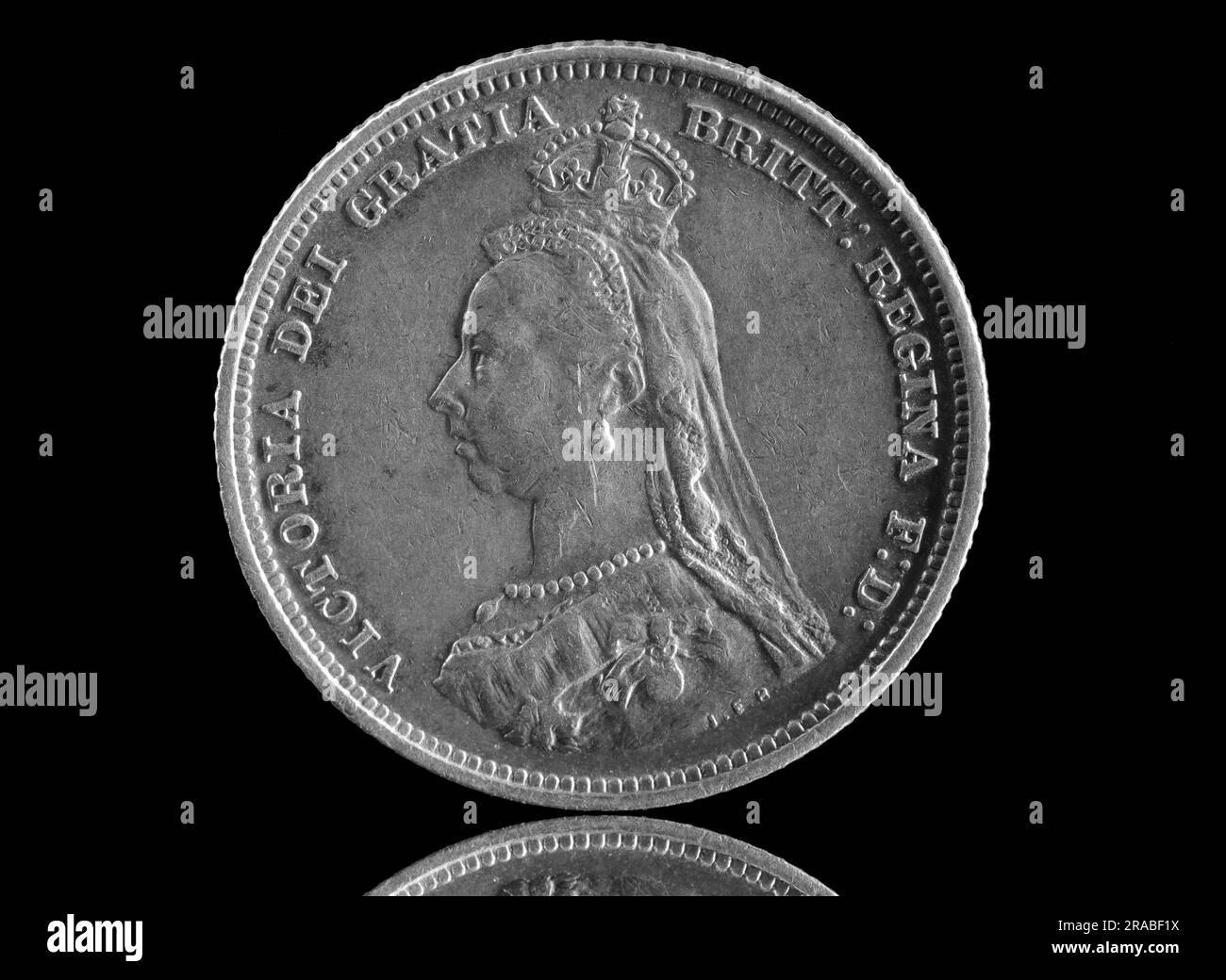 Queen victoria silver coins hi-res stock photography and images - Alamy