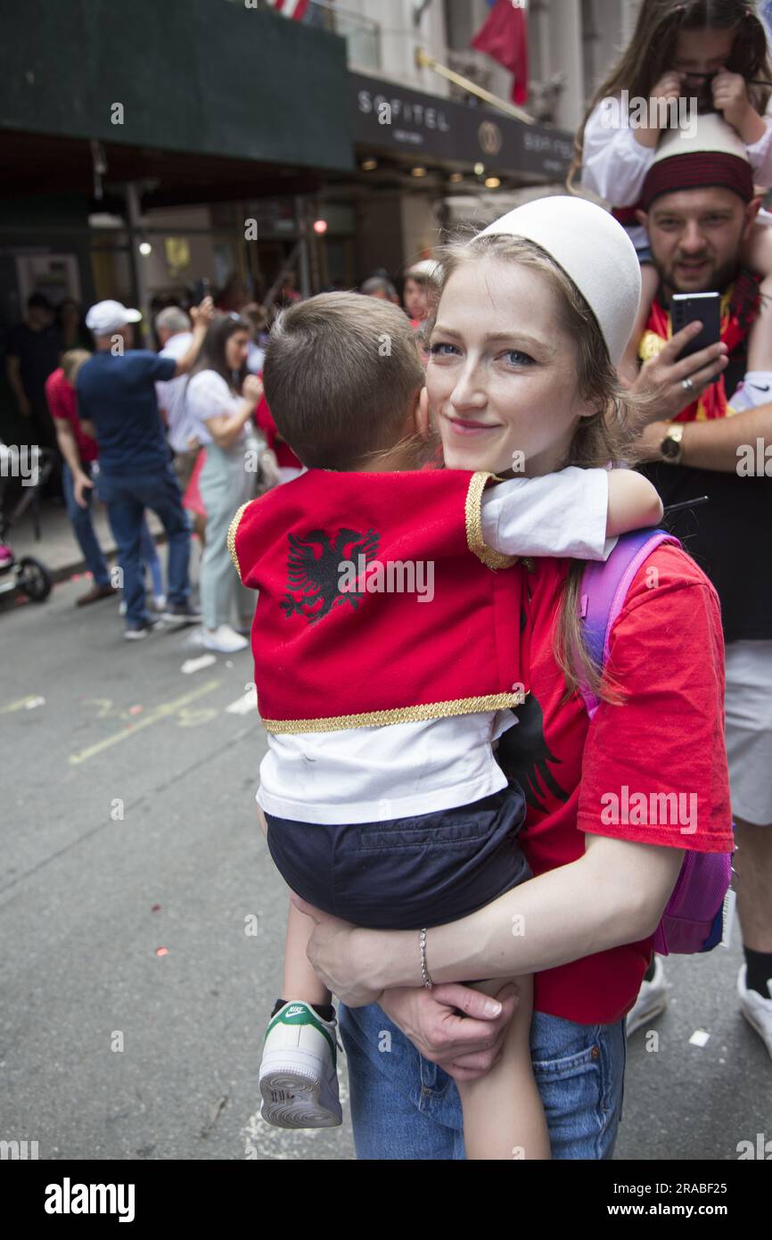The Albanian American Community turned out by the thousands for the ...