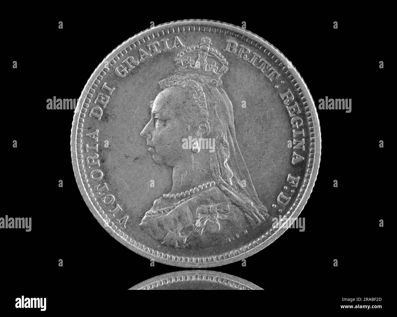 Queen victoria silver coins hi-res stock photography and images - Alamy