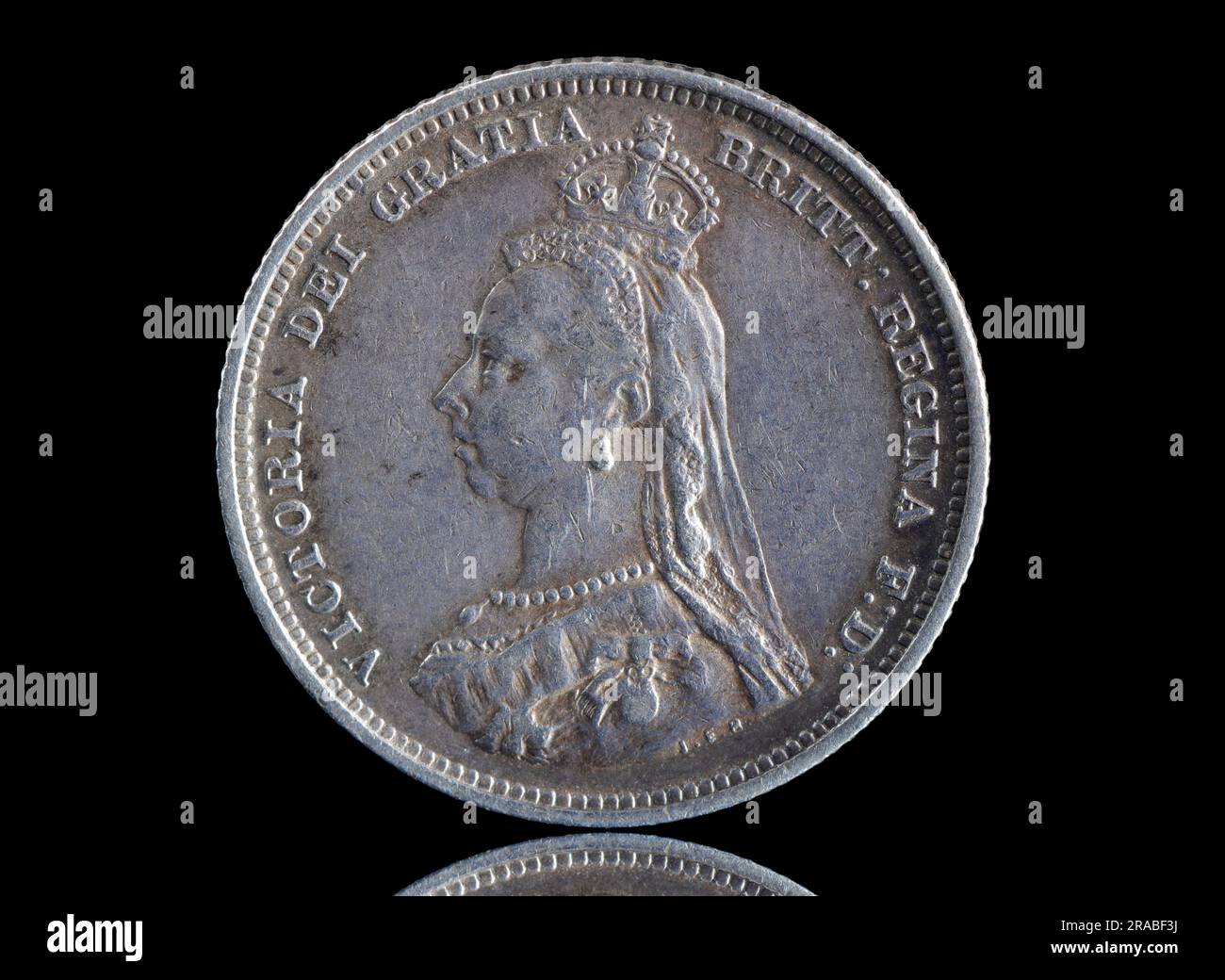 Queen victoria silver coins hi-res stock photography and images - Alamy