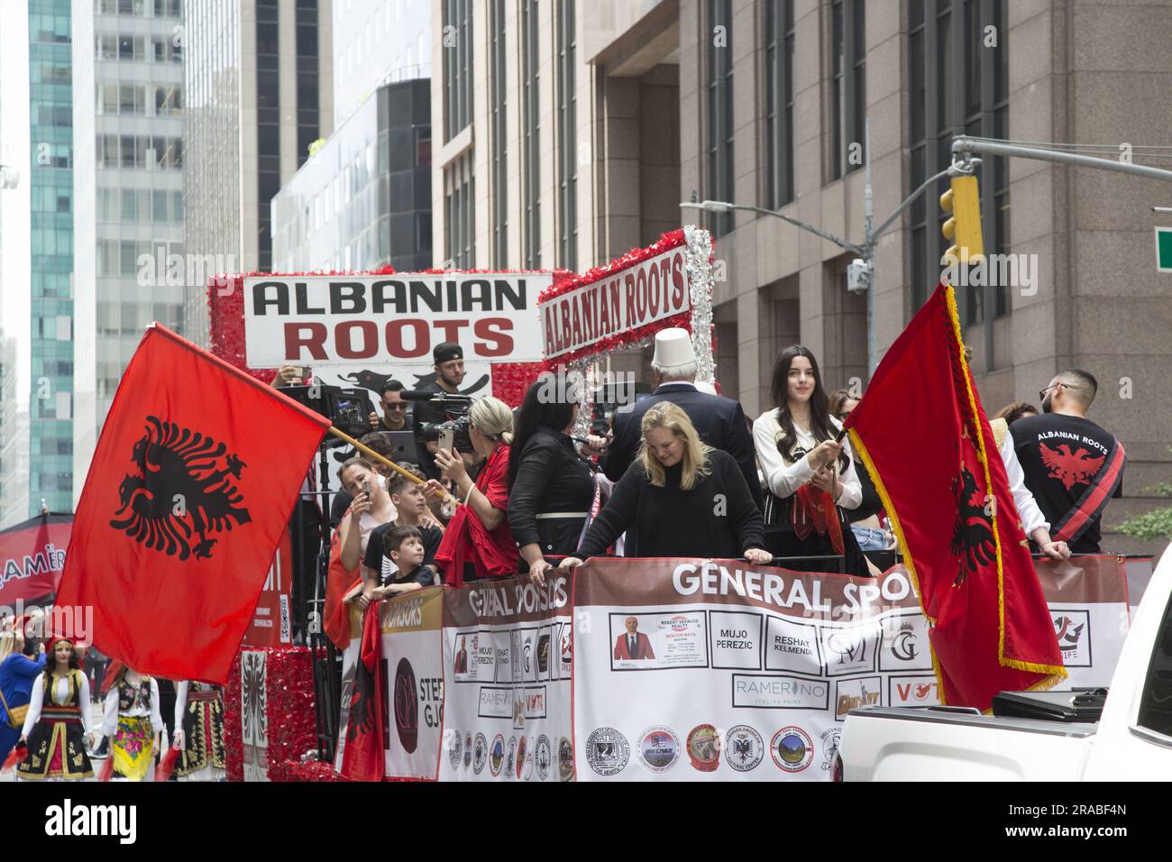 The Albanian American Community turned out by the thousands for the ...