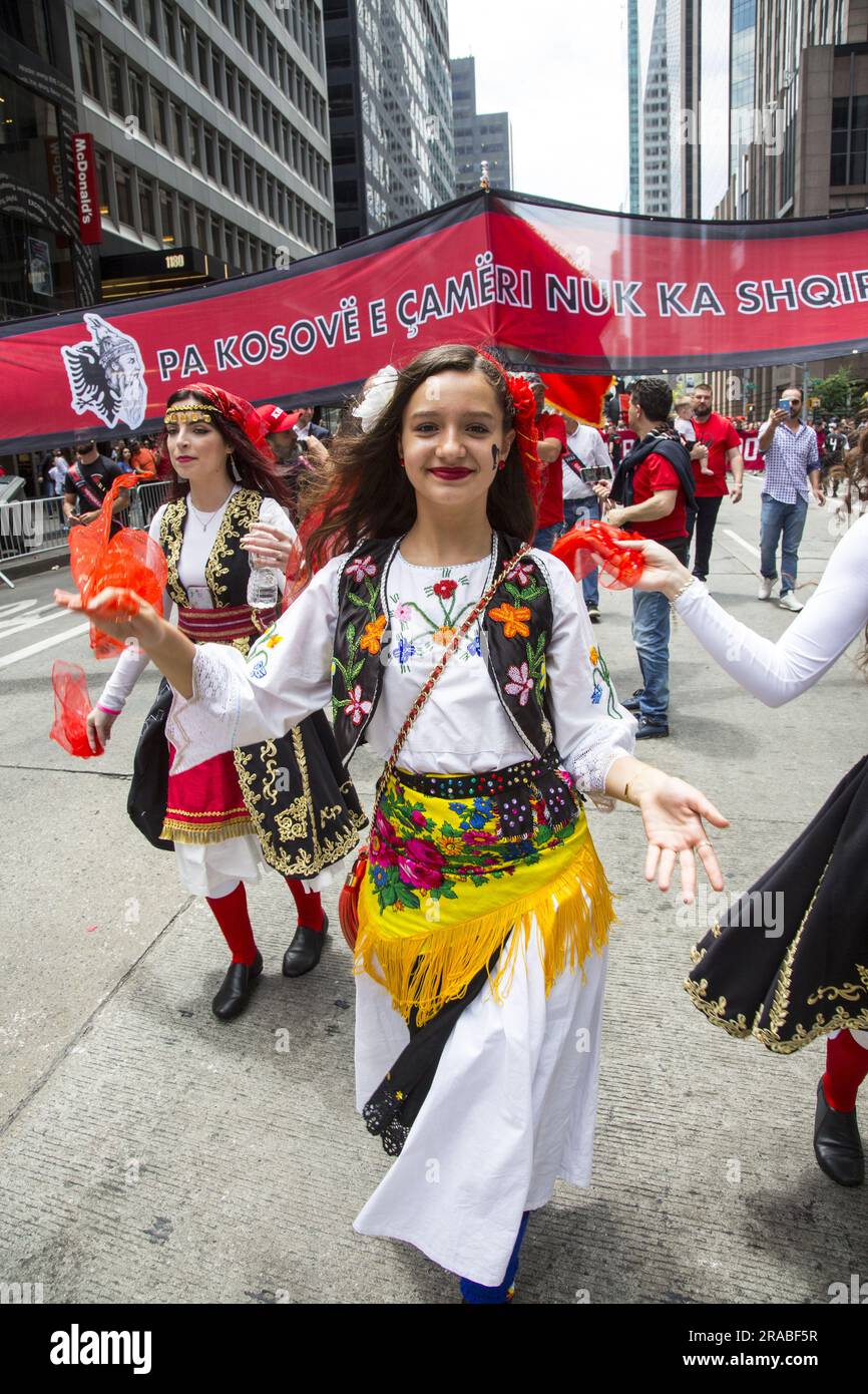 The Albanian American Community turned out by the thousands for the ...