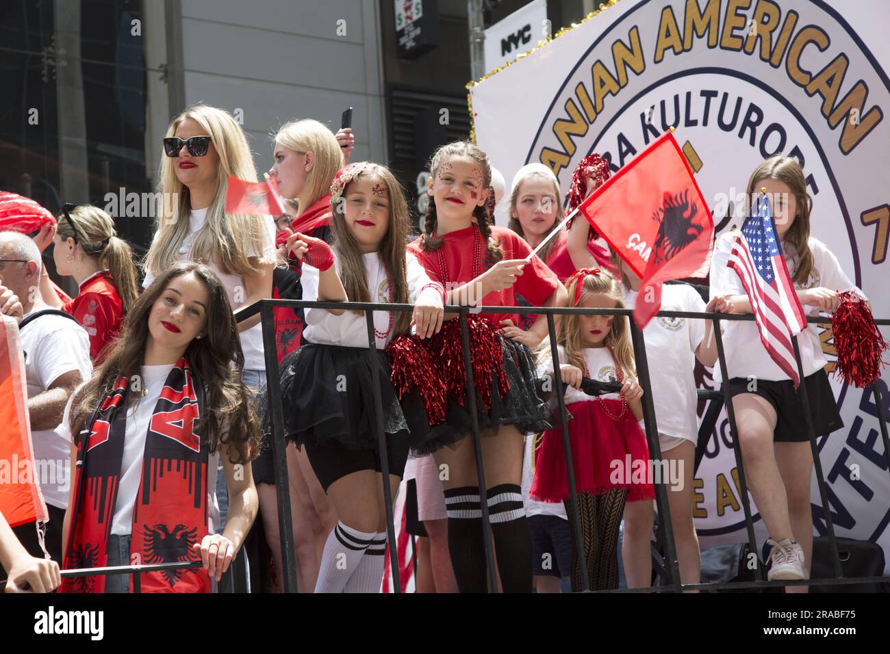 The Albanian American Community turned out by the thousands for the ...