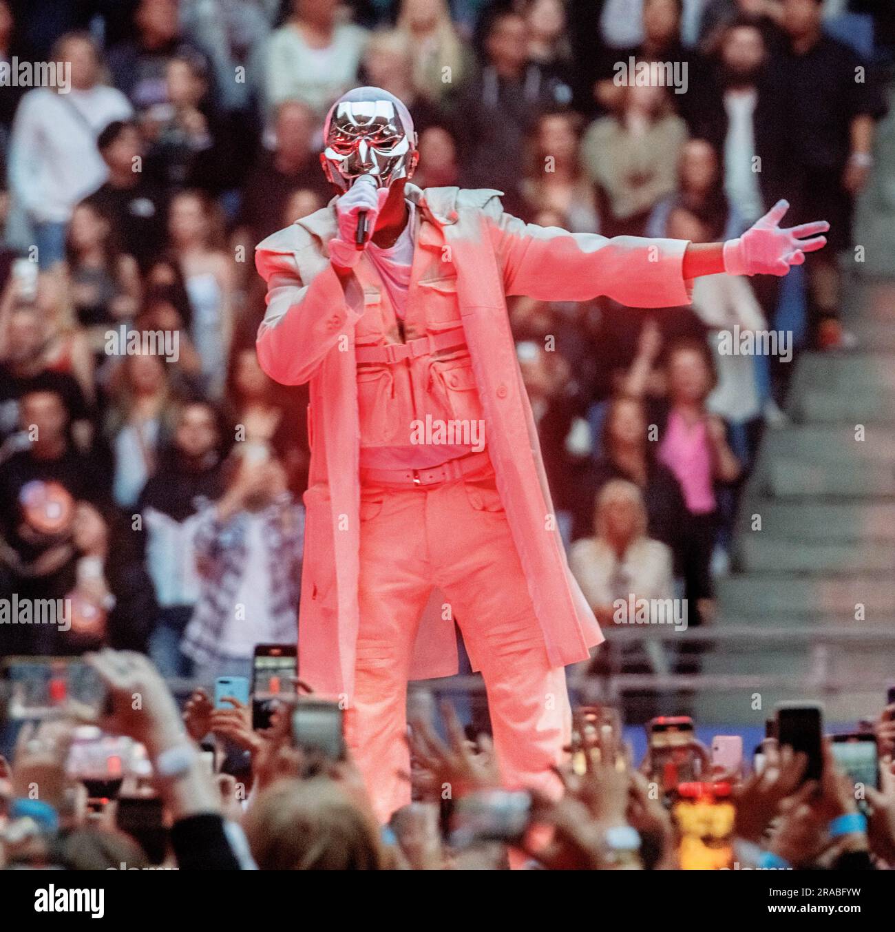 Hamburg, Germany. 02nd July, 2023. Canadian singer Abel Makkonen, stage ...