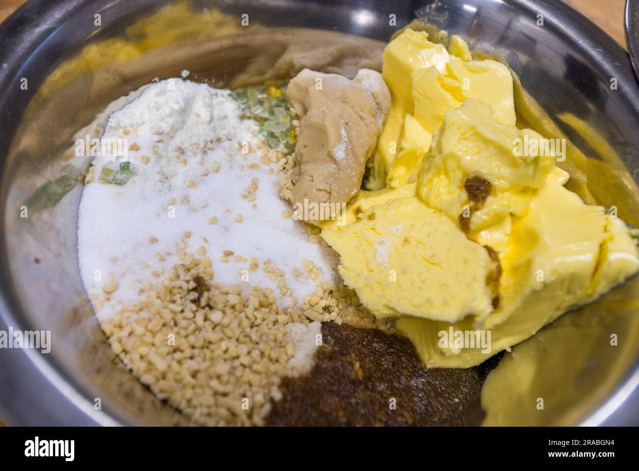 Production of an original Dresden Christstollen in Dresden, Germany ...
