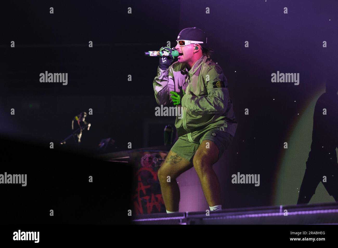 Colombian singer Salomón Villada Hoyos known by his stage name Feid ...