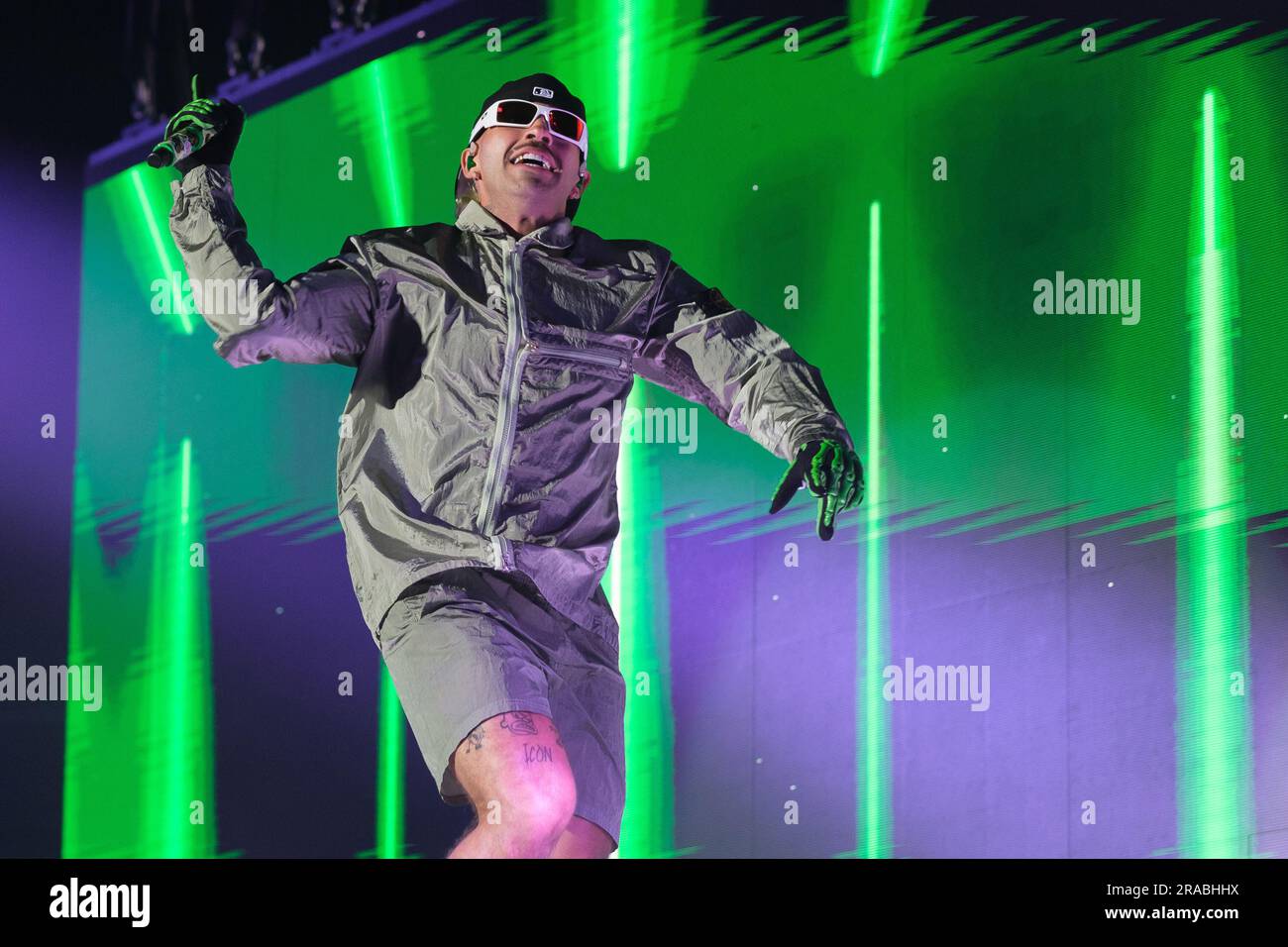 Colombian singer Salomón Villada Hoyos known by his stage name Feid ...