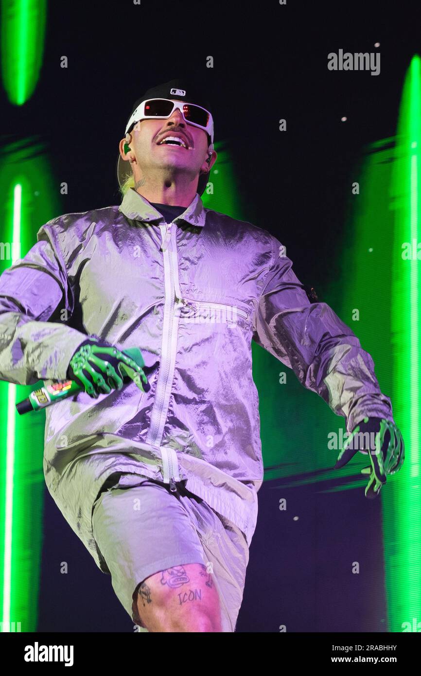 Colombian singer Salomón Villada Hoyos known by his stage name Feid ...