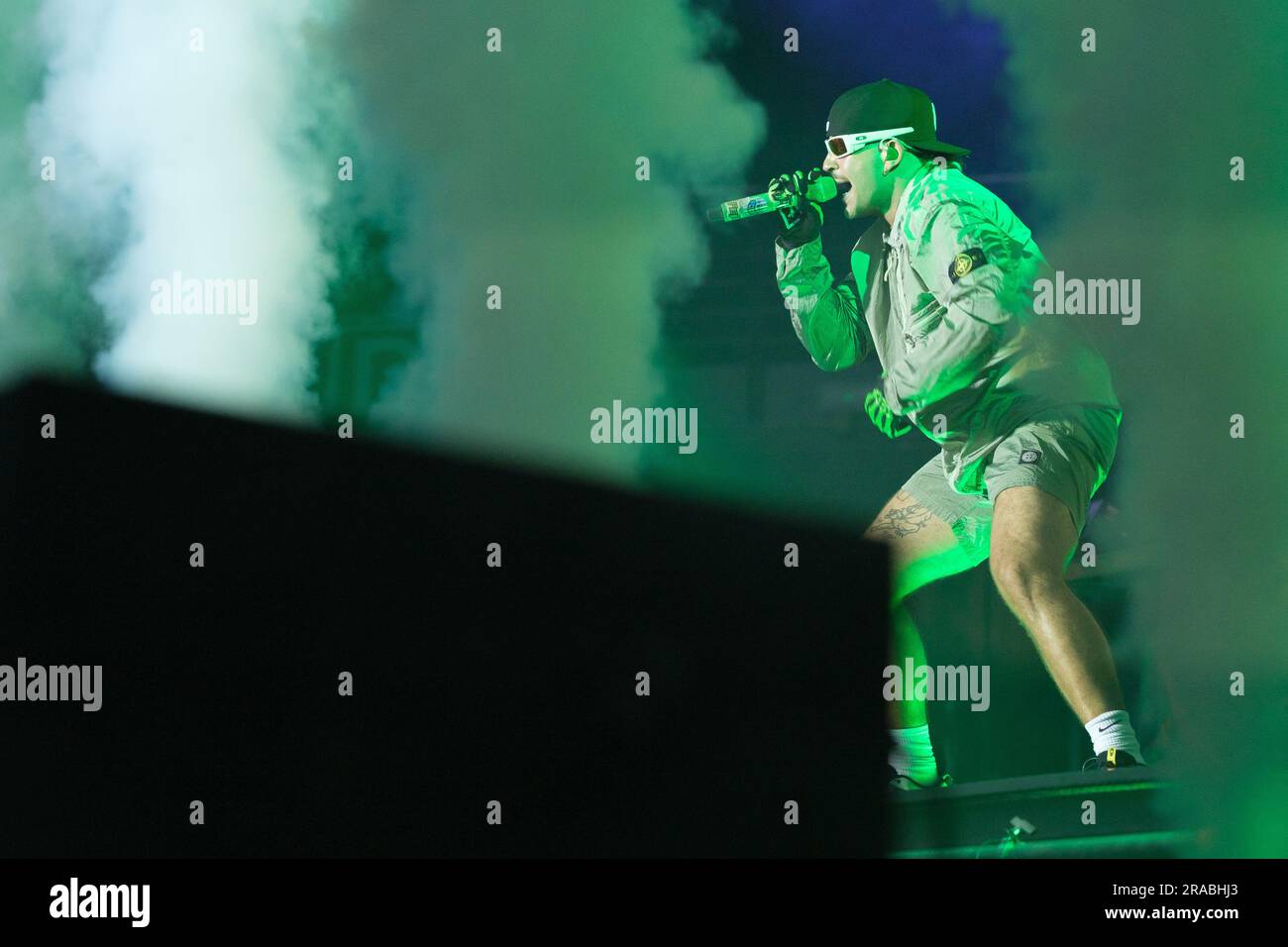 Colombian singer Salomón Villada Hoyos known by his stage name Feid ...