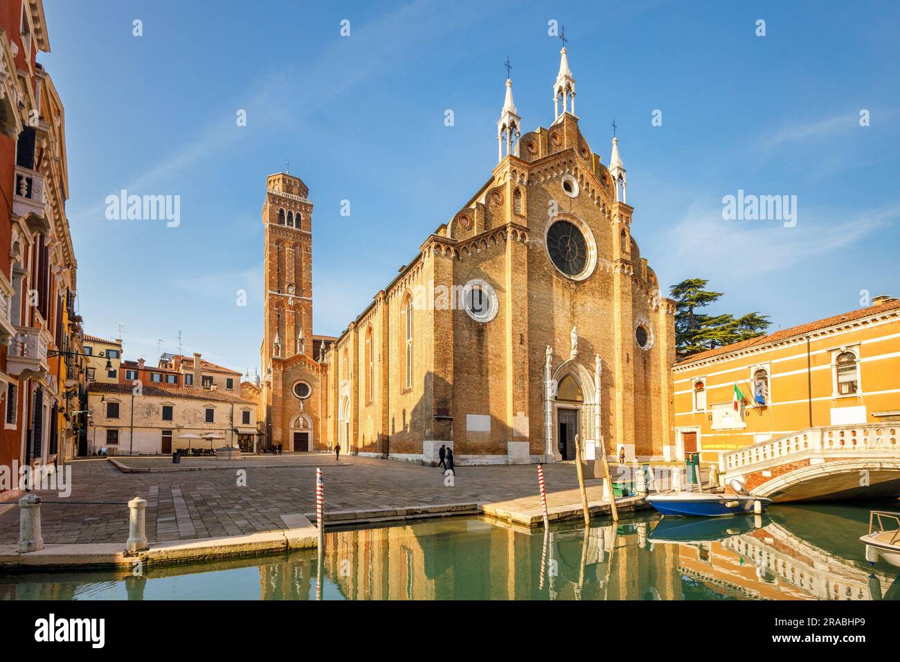 The Basilica di Santa Maria Gloriosa dei Frari, church in Venice, Italy ...