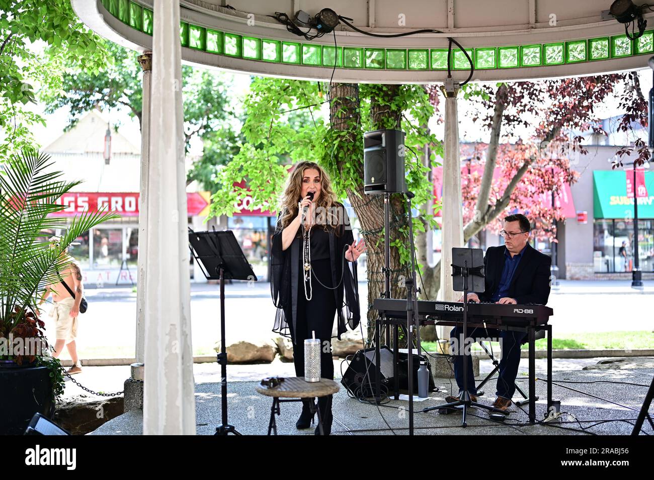 Life music performance during Canada Day long weekend 2023 in Calgary ...