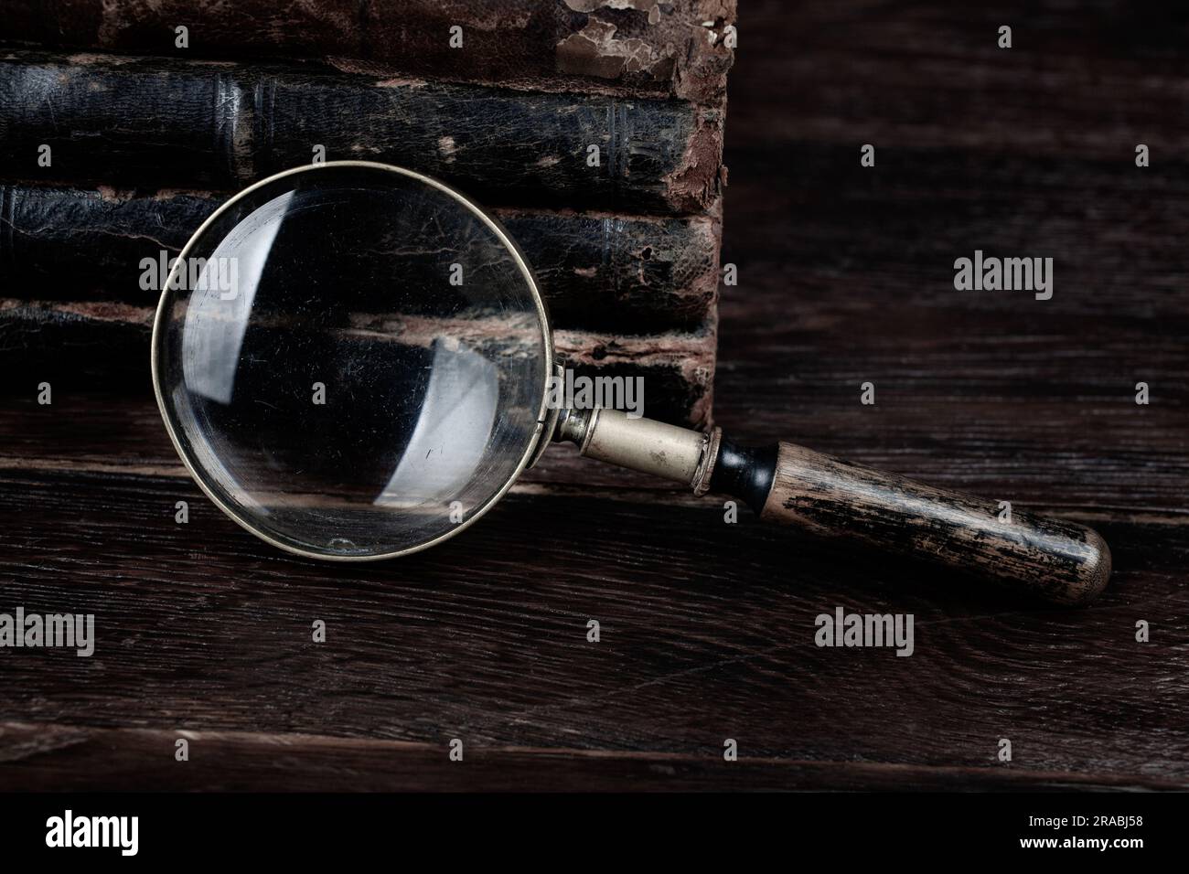 Manuscript magnifying glass hi-res stock photography and images - Alamy