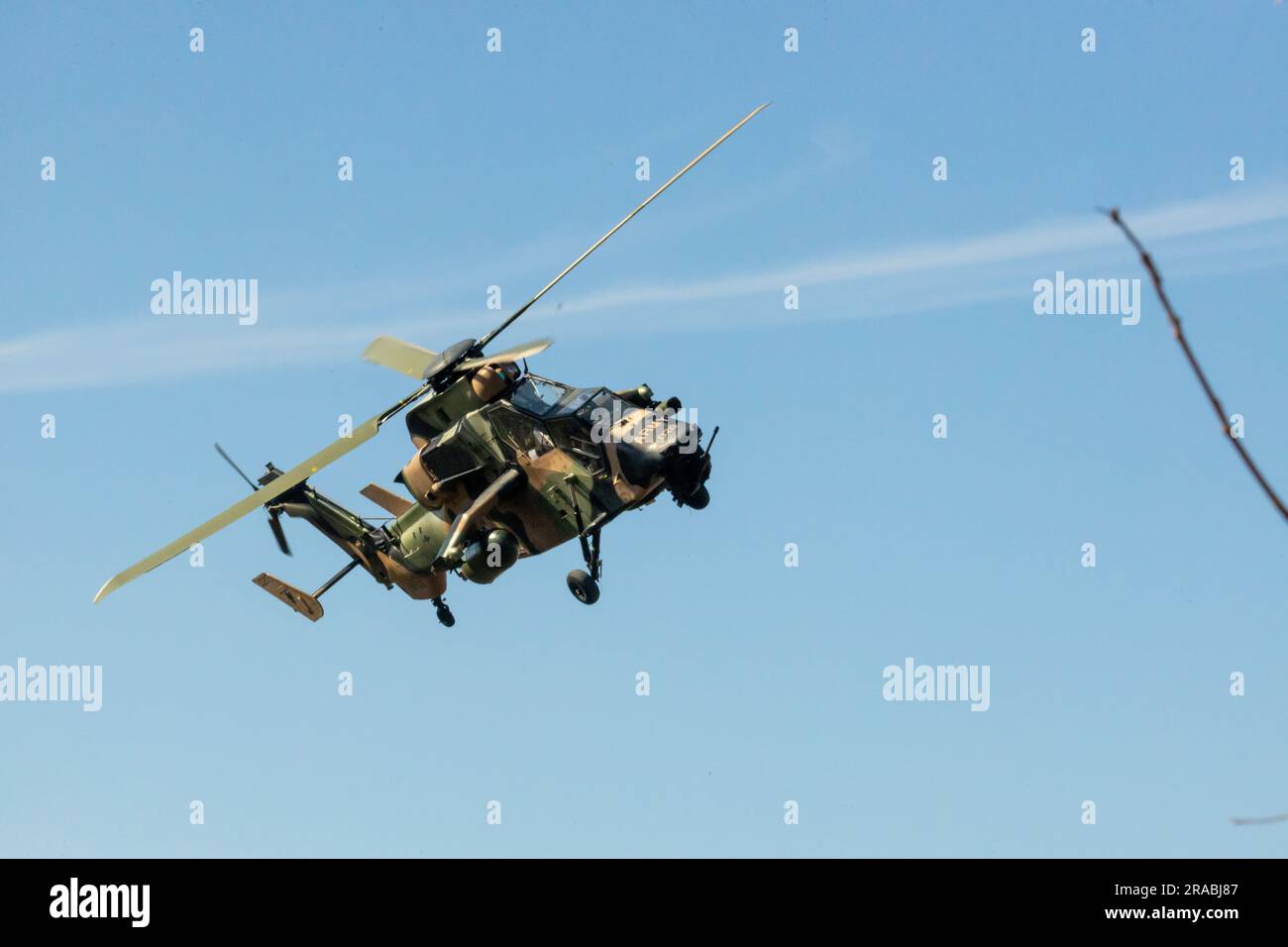 An Australian Army Tiger Armed Reconnaissance helicopter with 1st ...