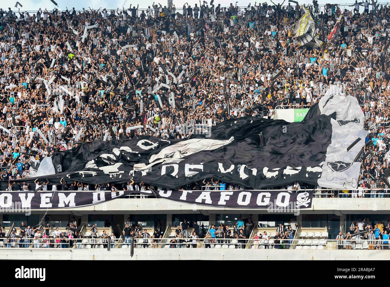 Rio De Janeiro, Brazil. 02nd July, 2023. Fans during Botafogo x Vasco ...