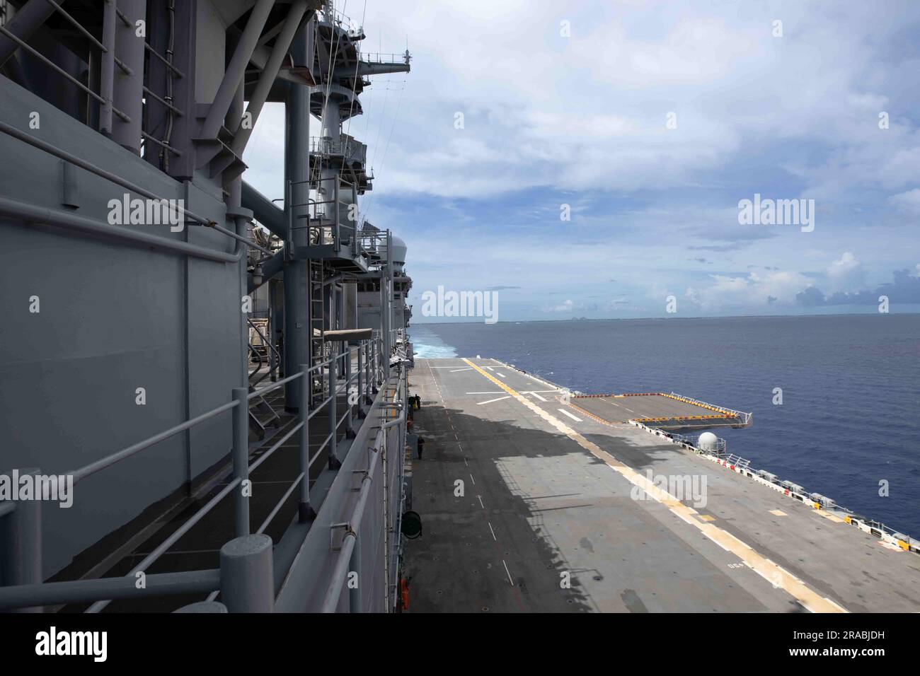 NASSAU, The Bahamas (July 1, 2023) The USS Wasp (LHD 1) departs the ...