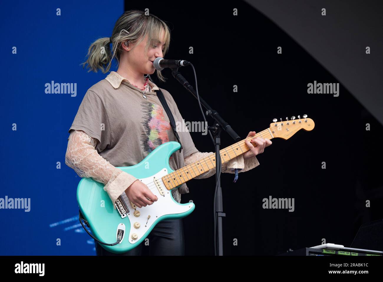 2nd July 2023 London UK Annika Bennet performs at Day Six of American ...