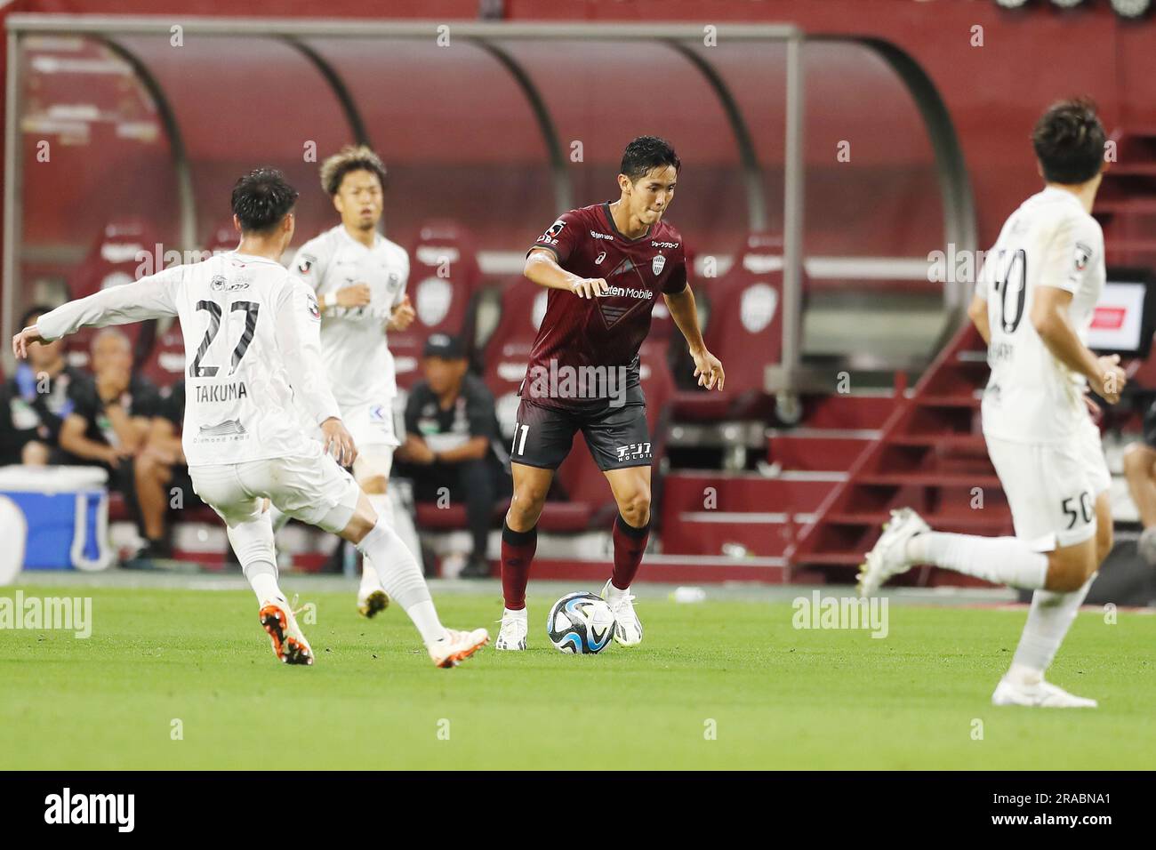 Kobe, Japan. 1st July, 2023. Yoshinori Muto (Vissel) Football/Soccer ...