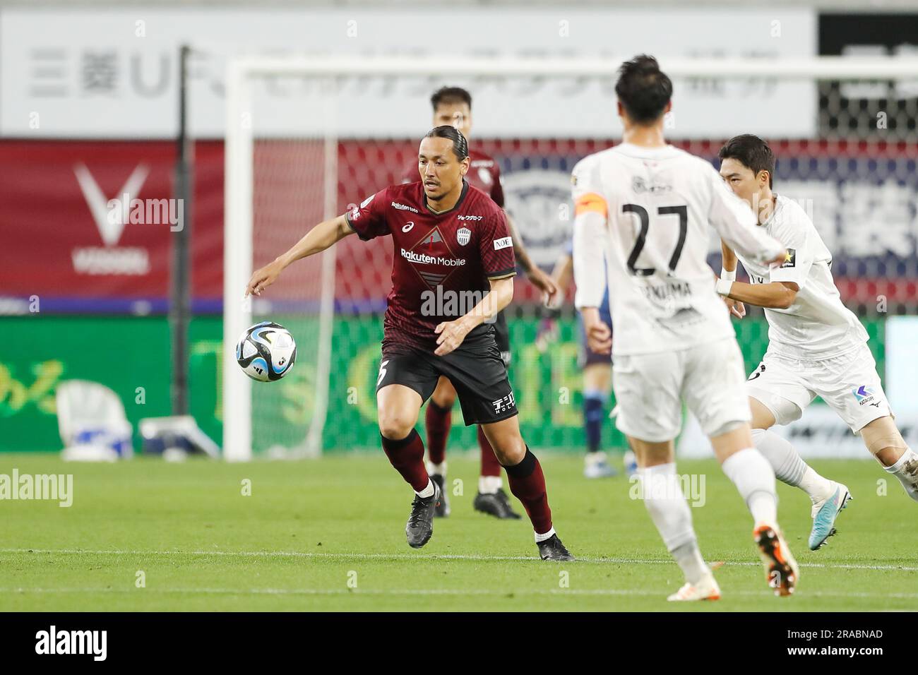 Kobe, Japan. 1st July, 2023. Leo Osaki (Vissel) Football/Soccer ...