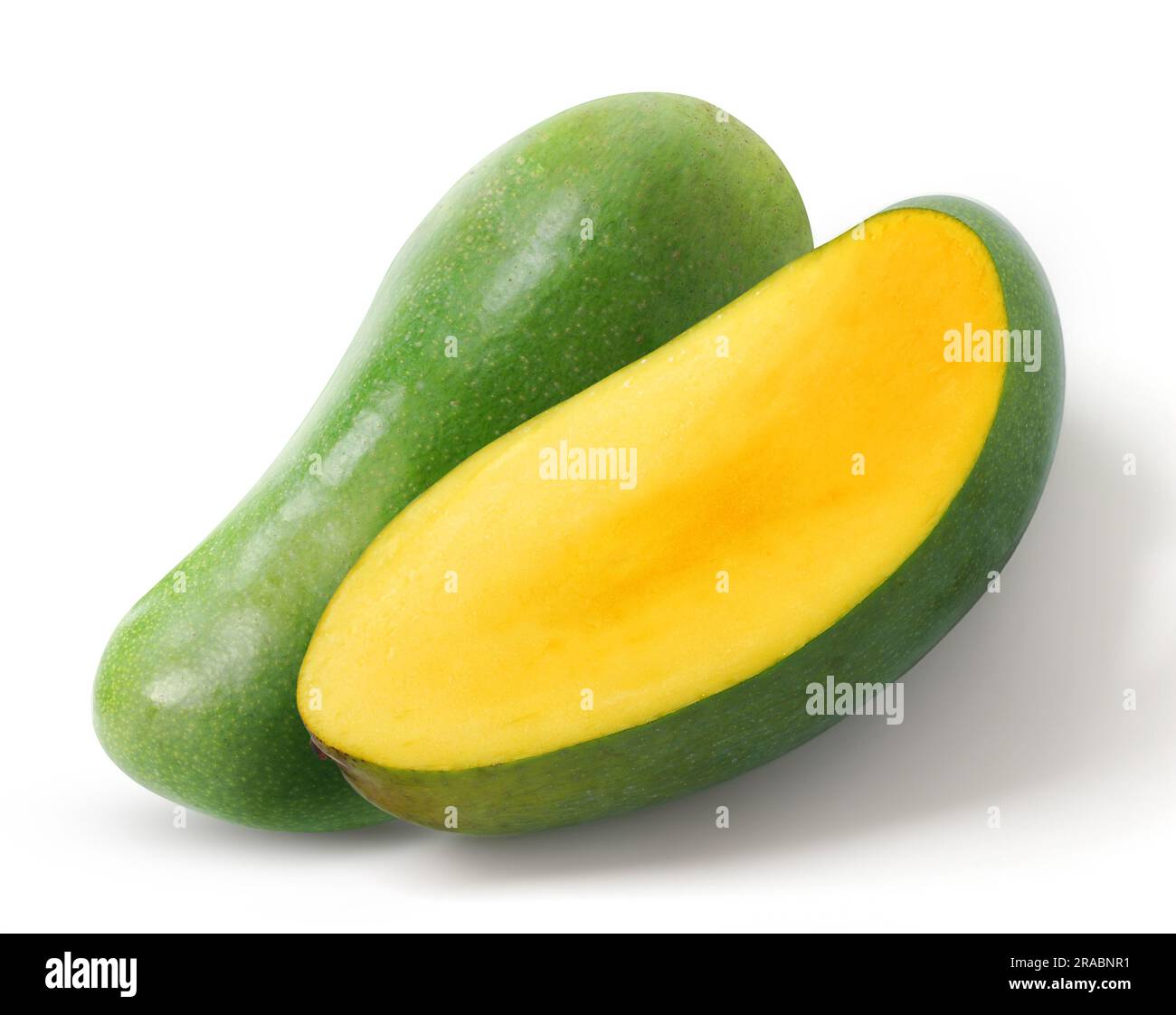 Sweet mango fruit isolated on white background Stock Photo - Alamy