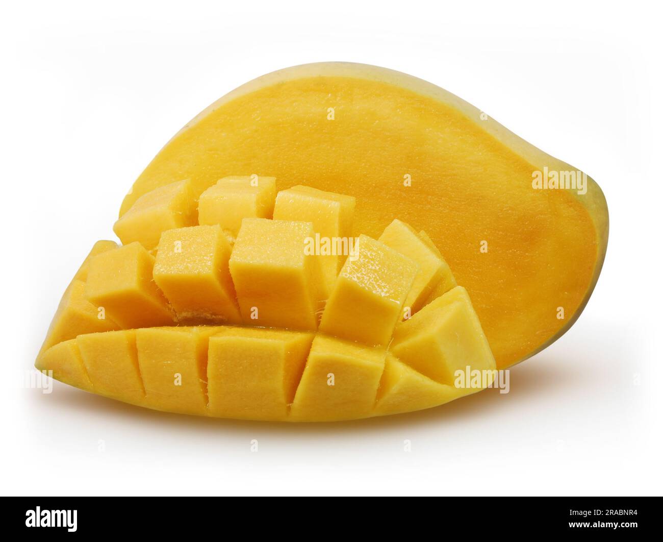 Sweet mango fruit isolated on white background Stock Photo - Alamy