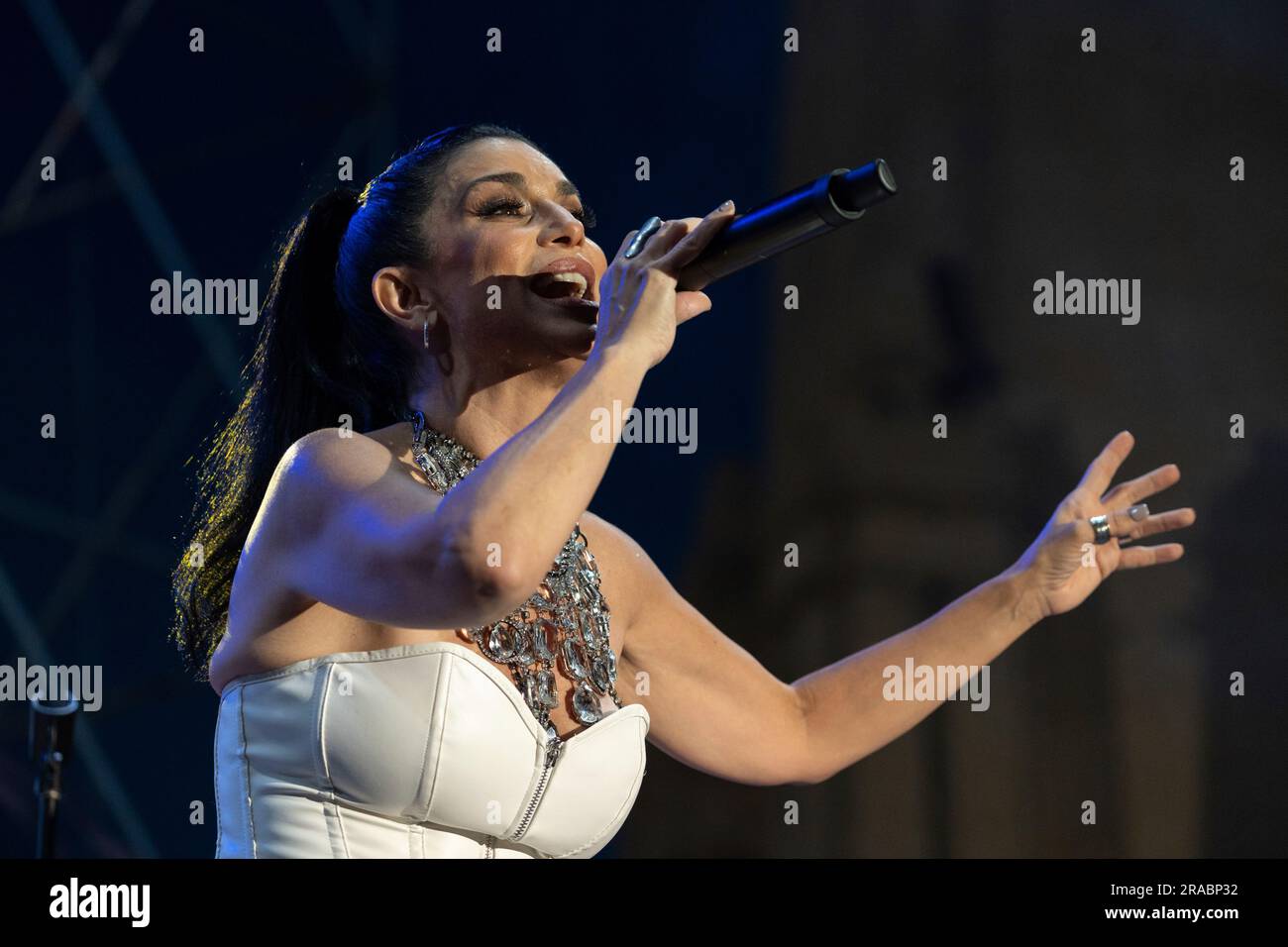The singer Karina during a performance for the MADO Madrid Pride 2023 ...