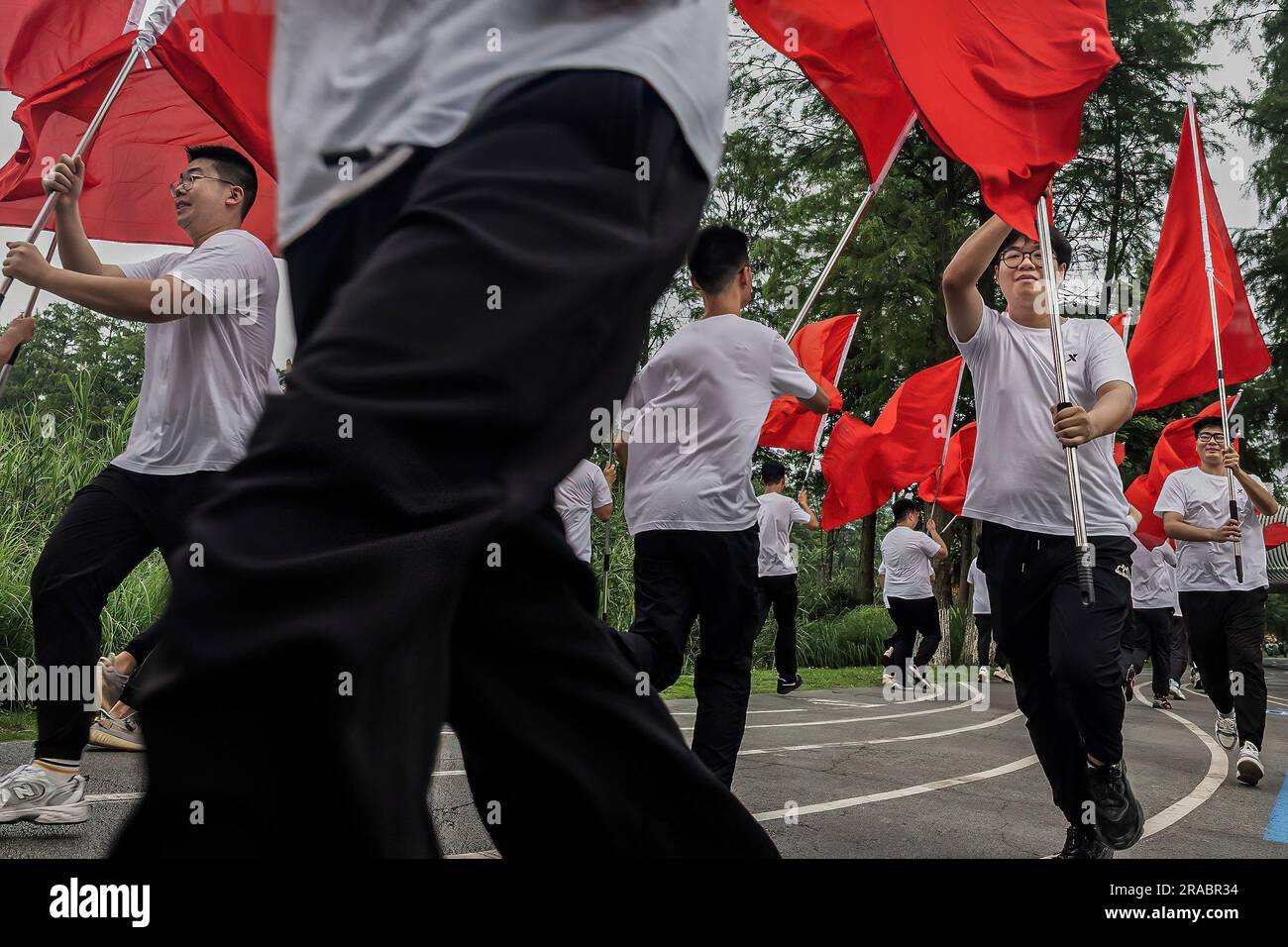 Ccp red flag hi-res stock photography and images - Alamy