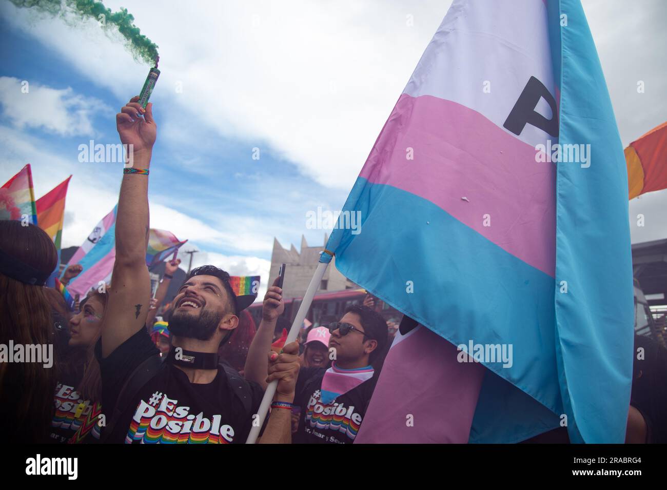 Bogota, Colombia. 02nd July, 2023. People take part during the ...