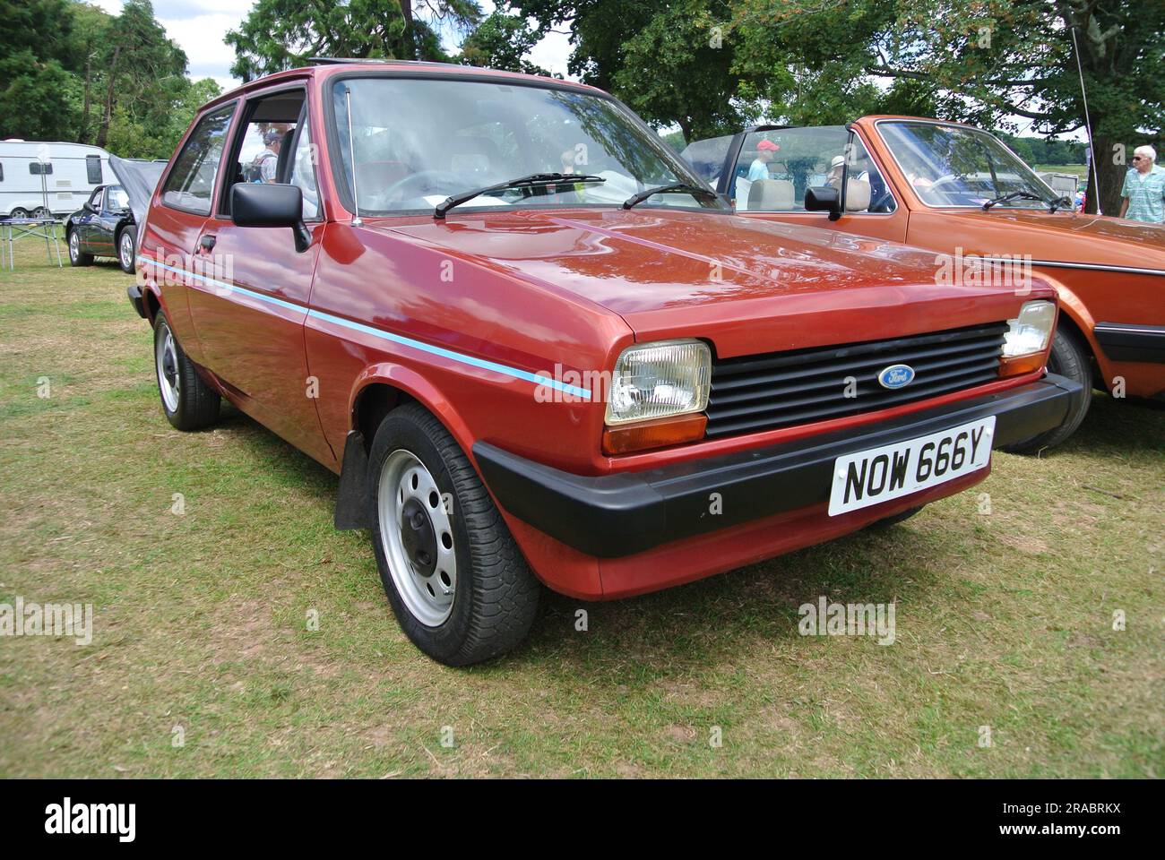 A 1983 Ford Fiesta Finesse parked on display at the 47th Historic ...