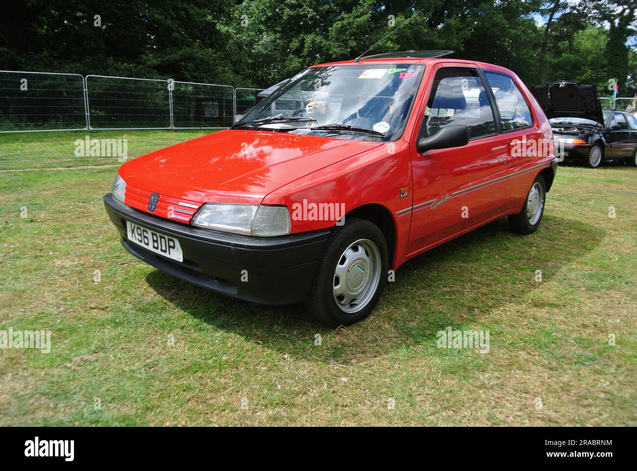 A 1992 Peugeot 106 XN parked on display at the 47th Historic Vehicle ...