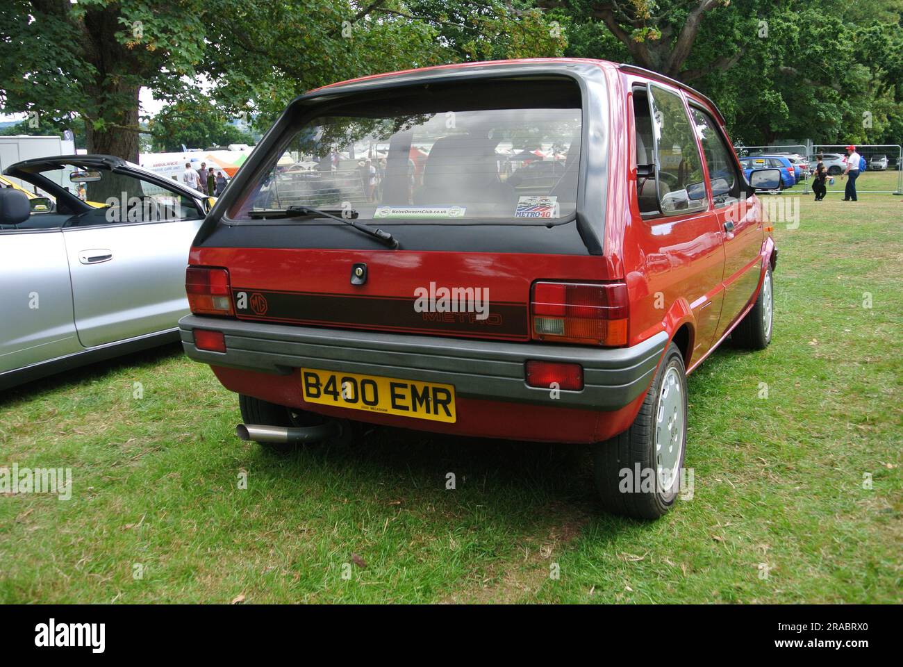 A 1985 MG Metro parked on display at the 47th Historic Vehicle ...
