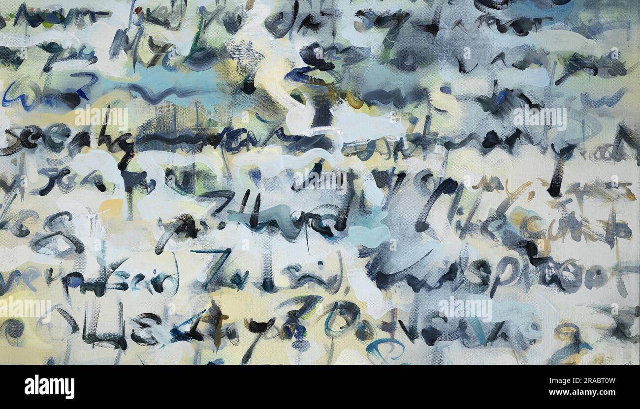 Details from 'Obsessions', a personal artwork using Asemic Art ...