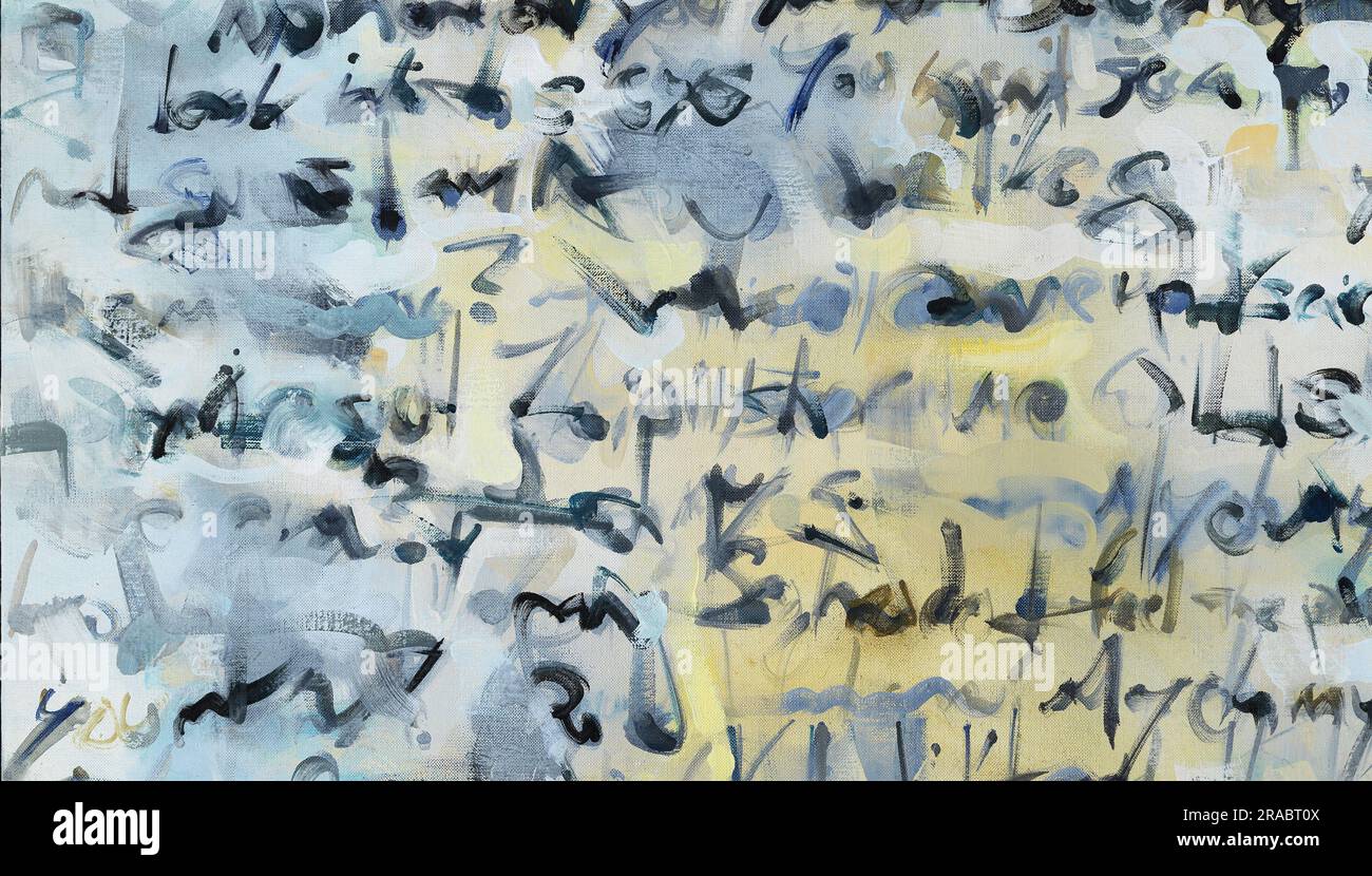 Details from 'Obsessions', a personal artwork using Asemic Art ...