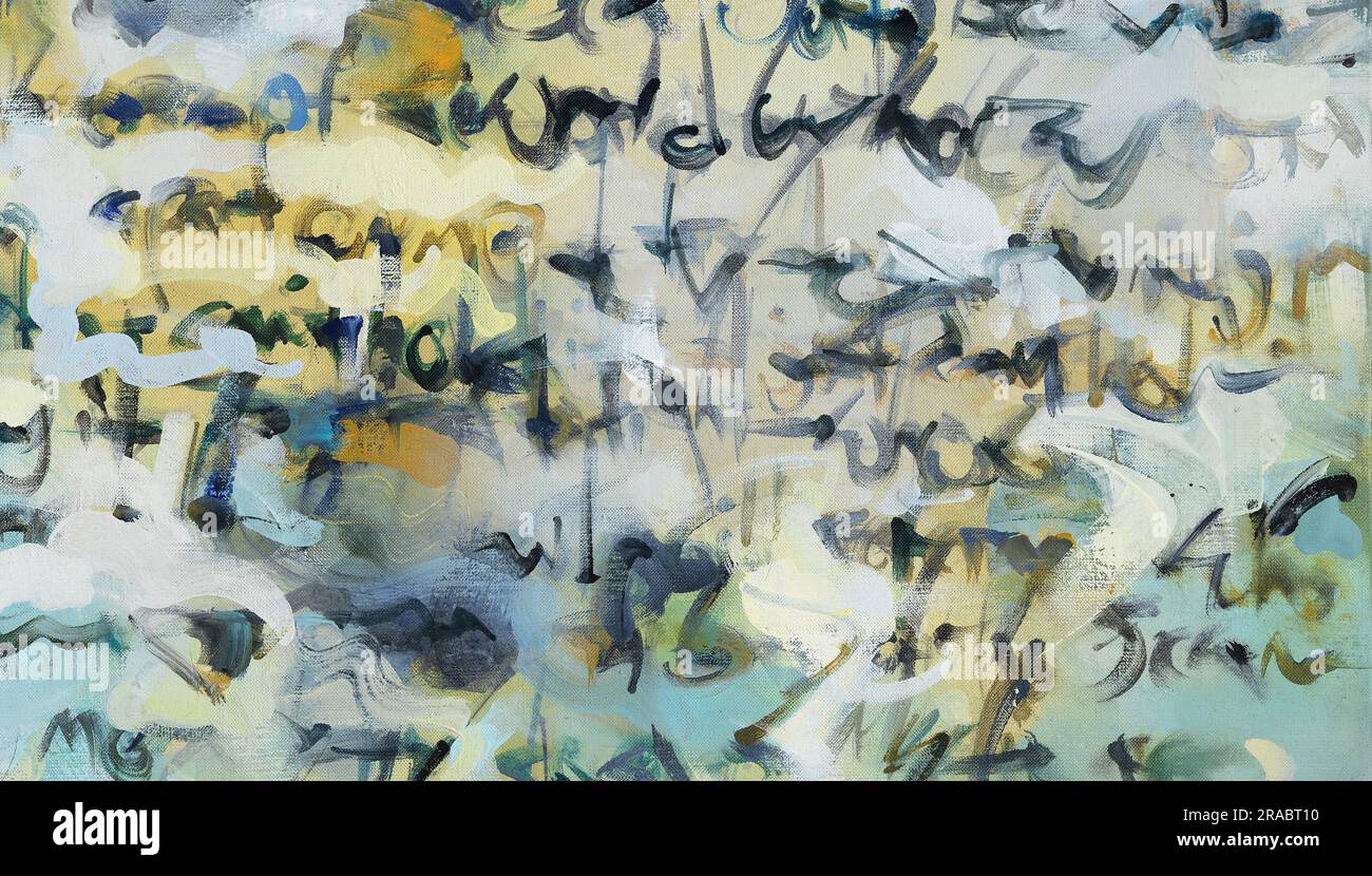 Details from 'Obsessions', a personal artwork using Asemic Art ...