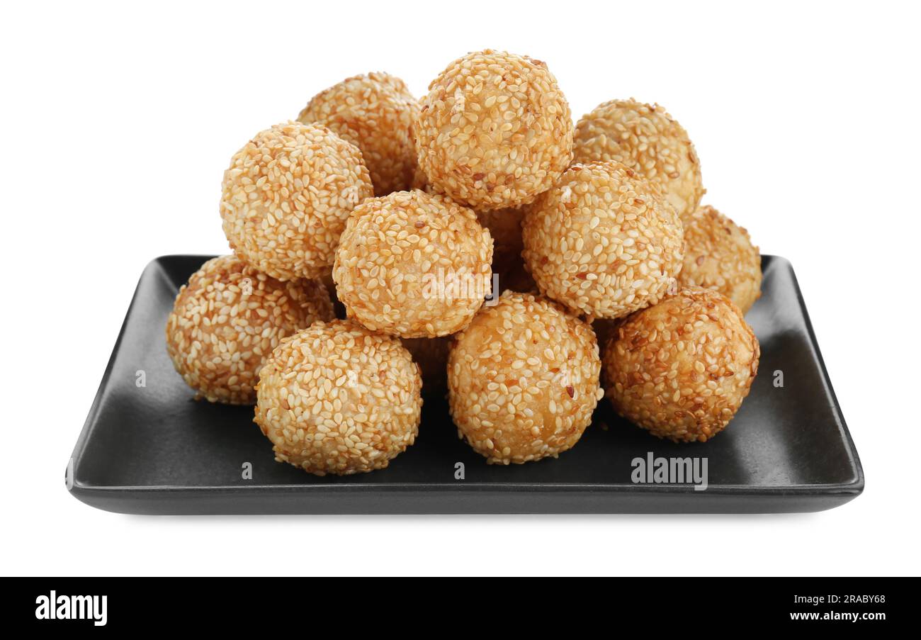 Thai dessert sesame balls hi-res stock photography and images - Alamy