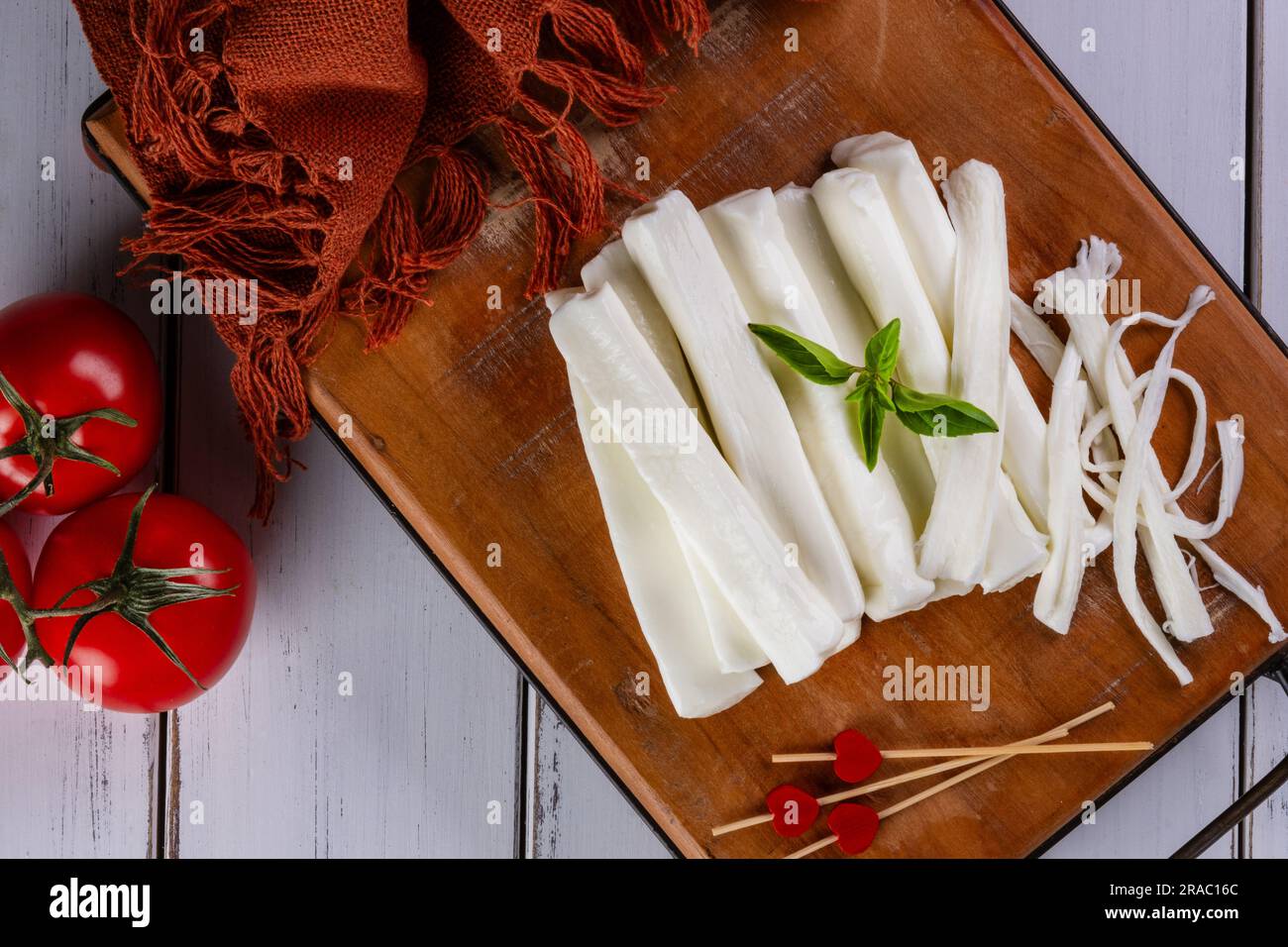 Mozzarella sticks top view hi-res stock photography and images - Alamy