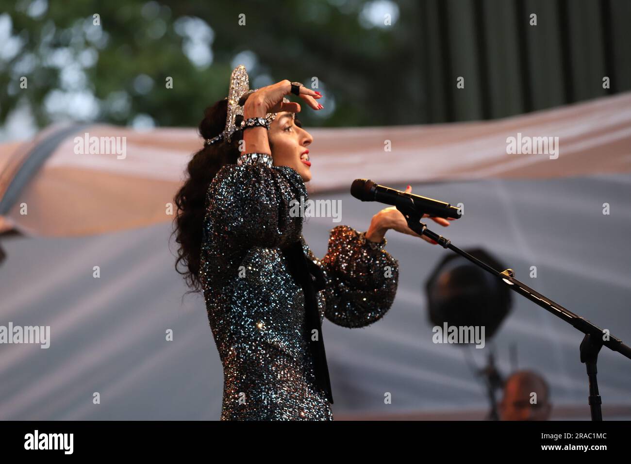 July 2, 2023, New York City, New York: (NEW) Marisa Monte performs live ...