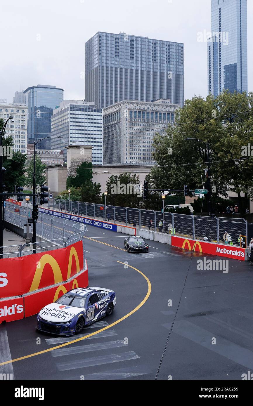 CHICAGO, IL - JULY 02: Shane van Gisbergen (#91 Trackhouse Racing ...