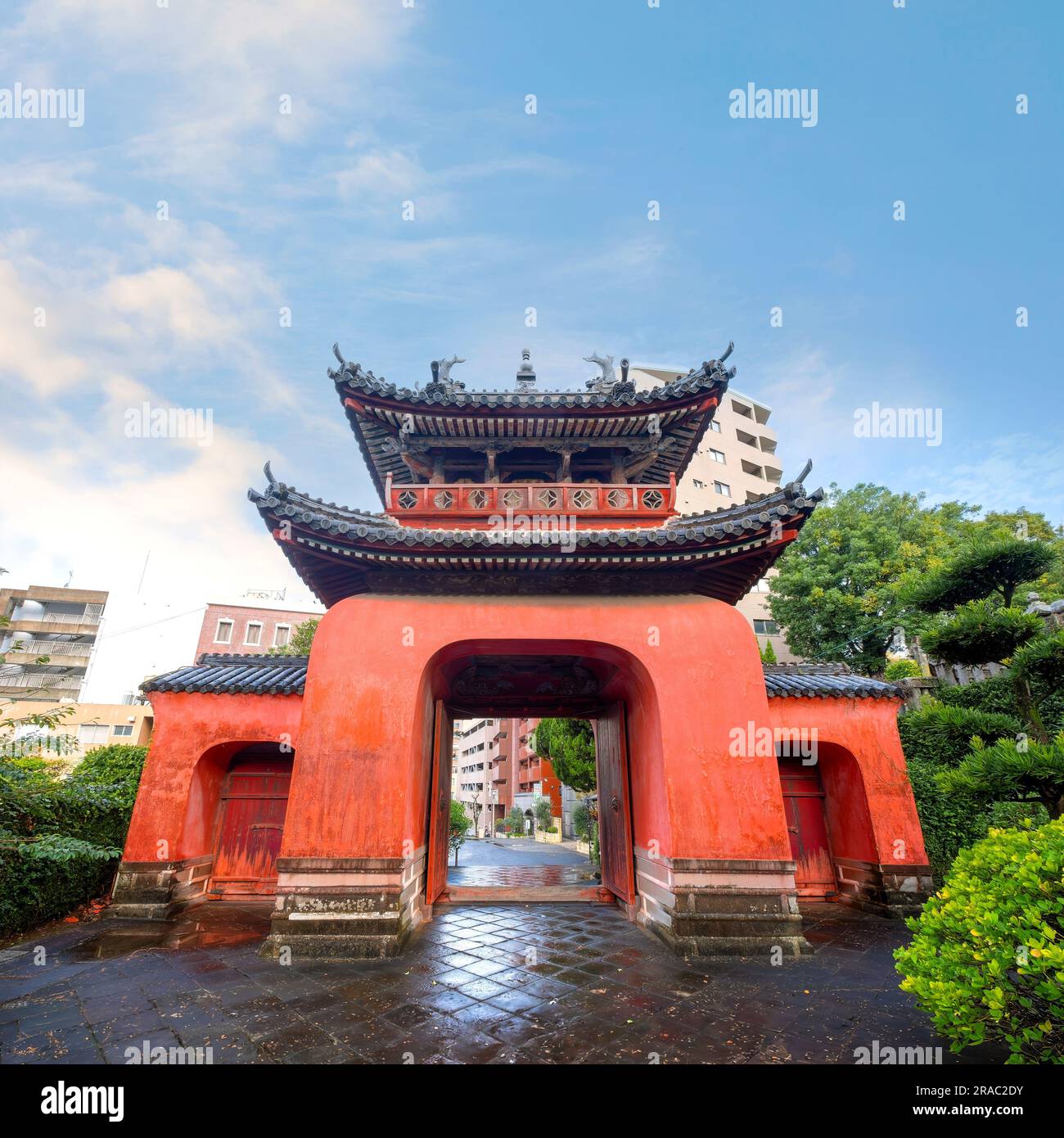 Nagasaki, Japan - Nov 29 2022: Sofukuji temple built in 1629 for Nagasaki's Chinese residents ...