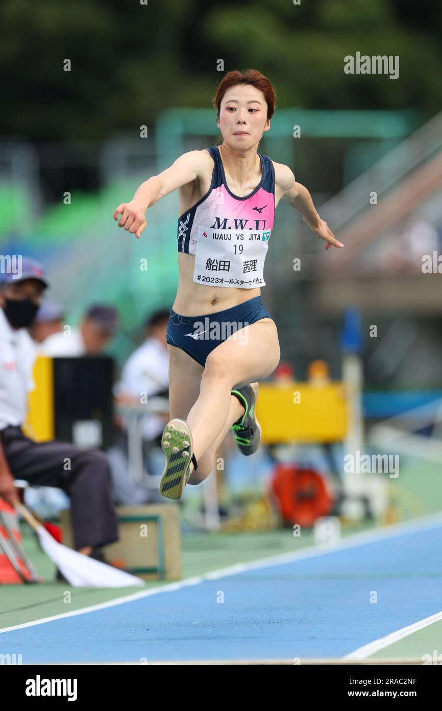 Lemongas Stadium Hiratsuka, Kanagawa, Japan. 1st July, 2023. Akari ...