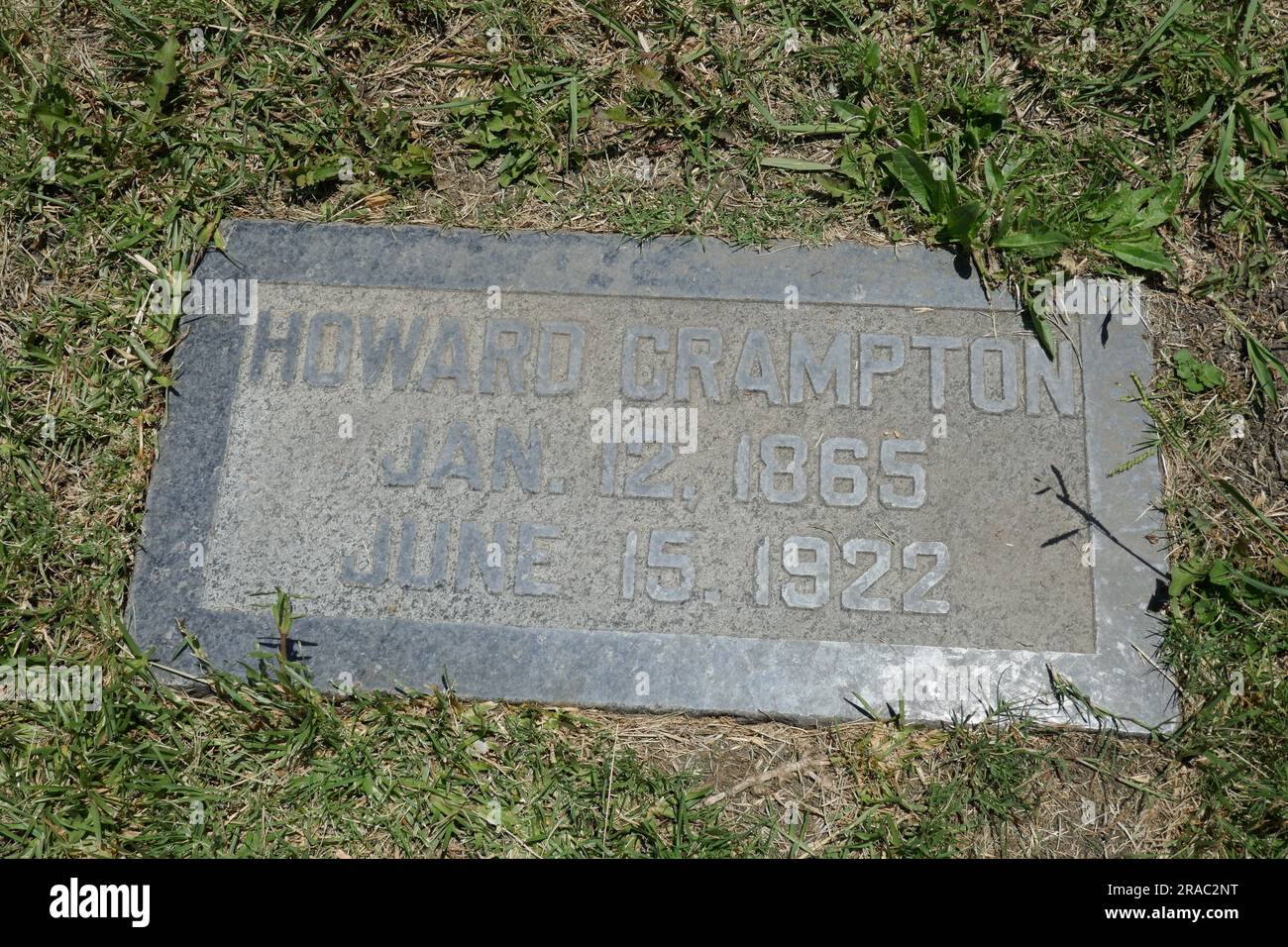 Los Angeles, California, USA 2nd July 2023 Actor Howard Crampton Grave ...