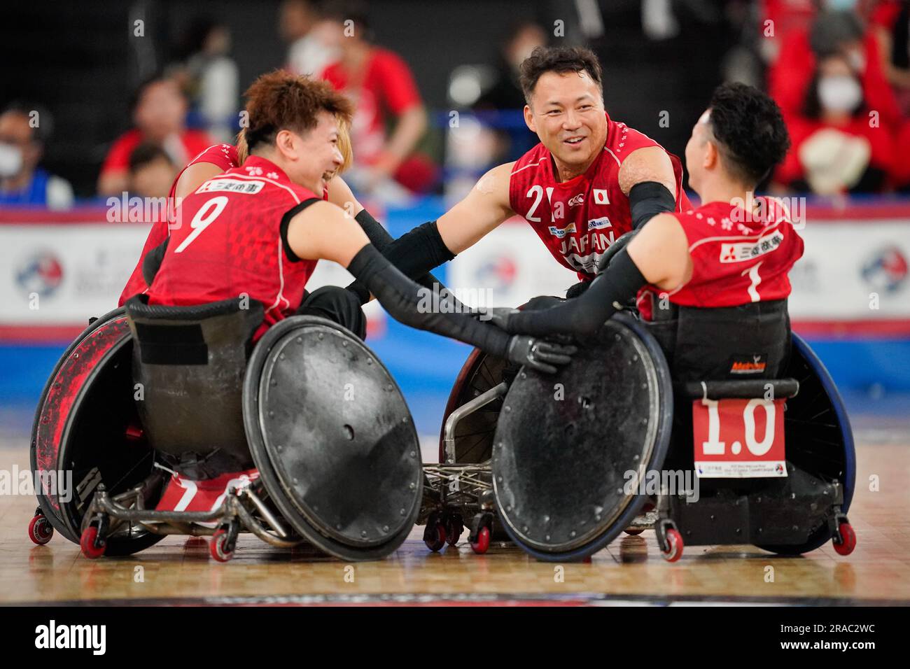Tokyo, Japan. 2nd July, 2023. Japan team group Wheelchair Rugby : Final ...
