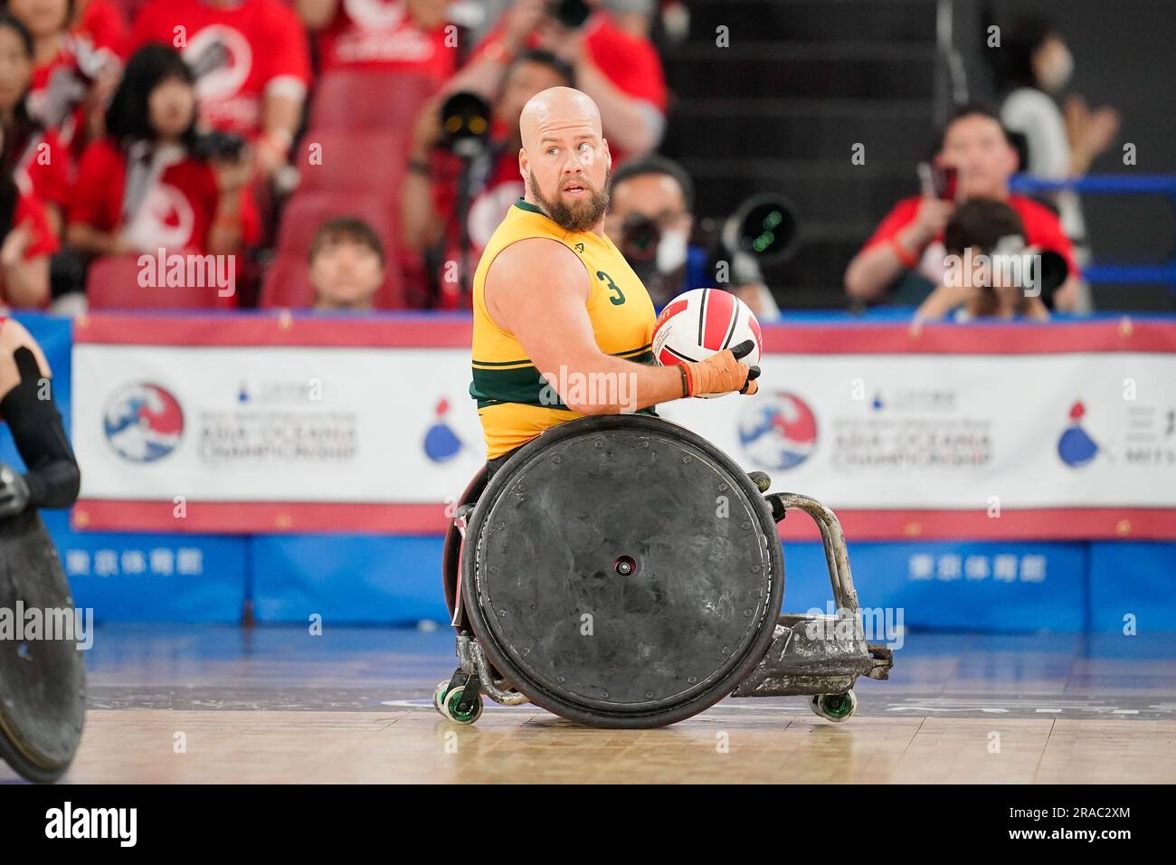 Tokyo, Japan. 2nd July, 2023. Ryley Batt (AUS) Wheelchair Rugby : Final ...